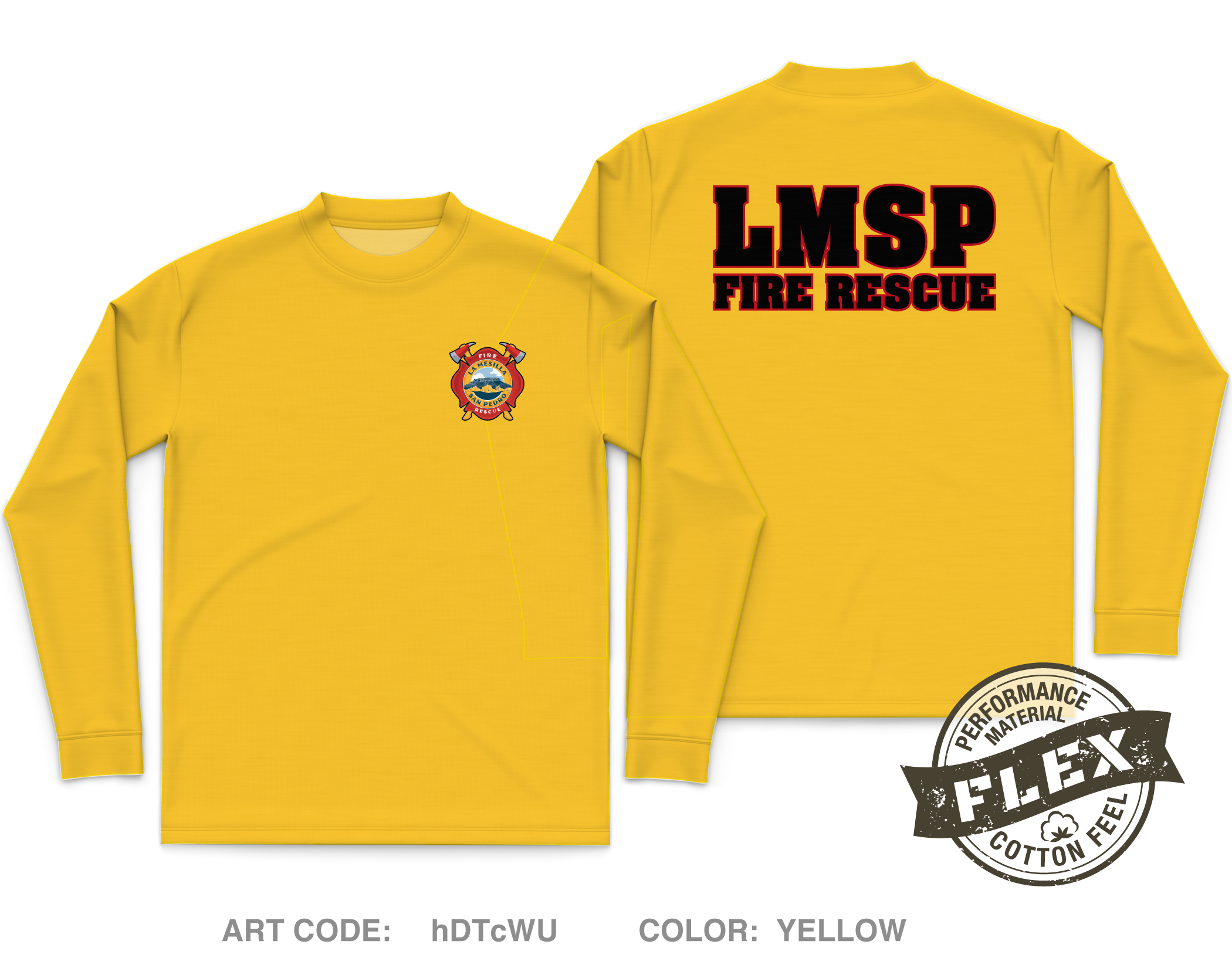 La Mesilla Fire Rescue Core Men's LS Flex Performance Tee - hDTcWU – Emblem Athletic
