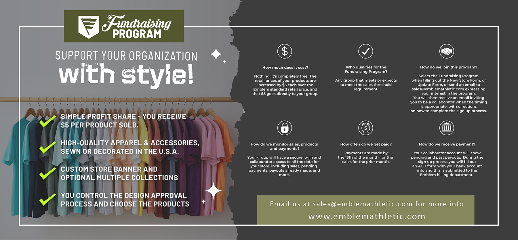 Fundraising Program – Emblem Athletic