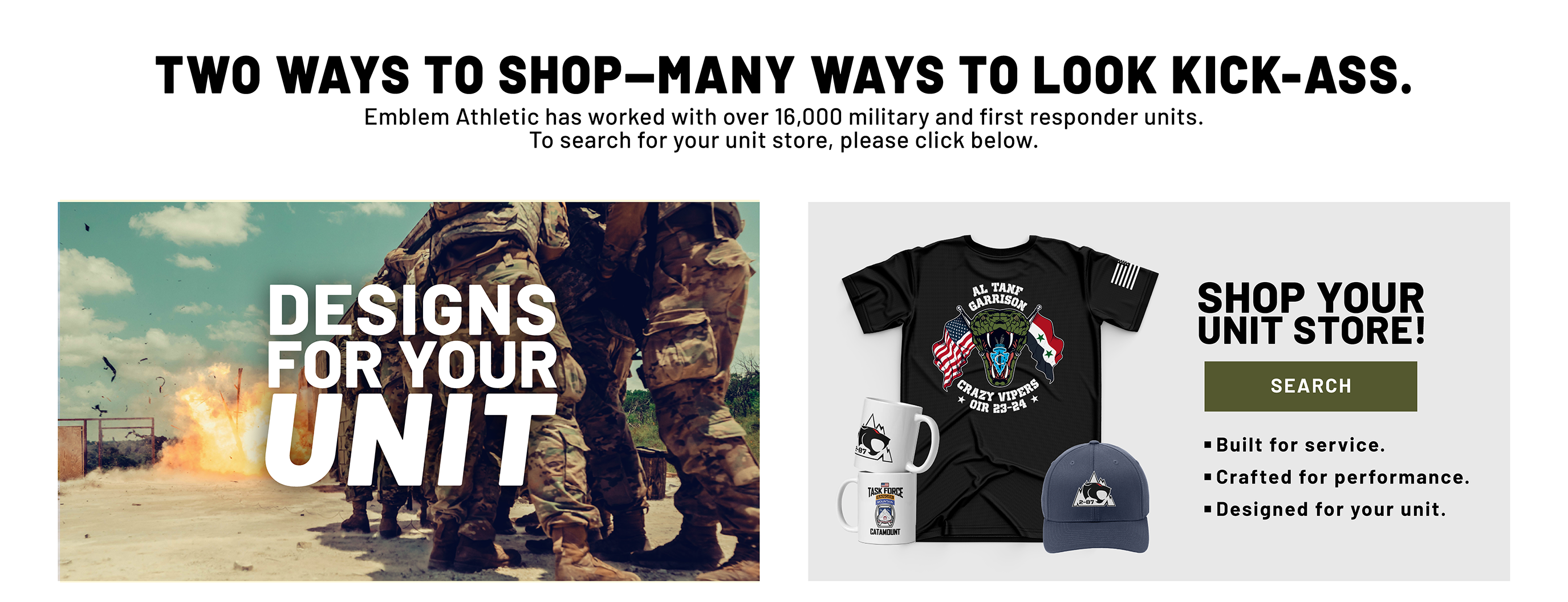 Emblem Athletic - Performance Apparel Built for Service