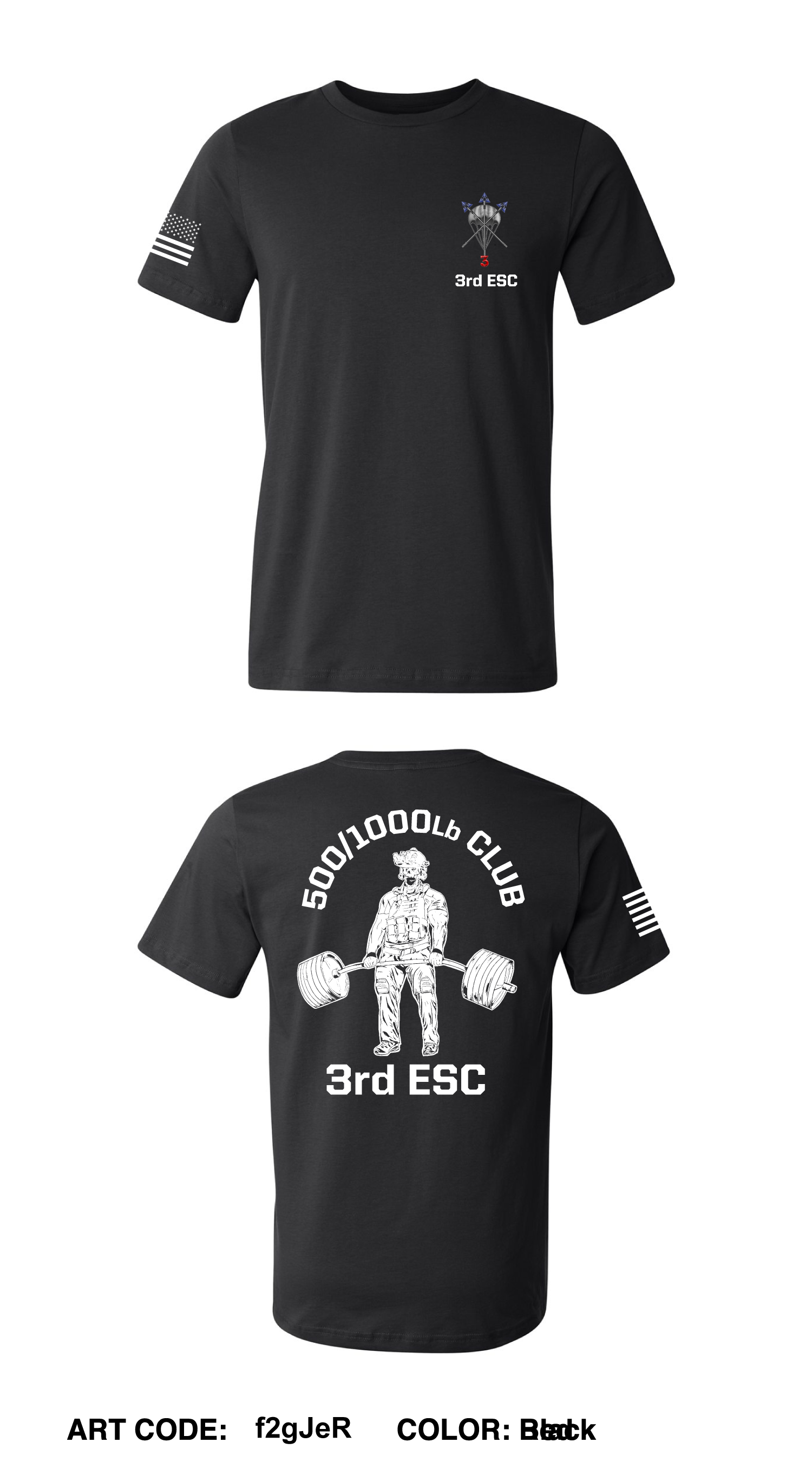 3RD ESC Comfort Unisex Cotton SS Tee - f2gJeR – Emblem Athletic