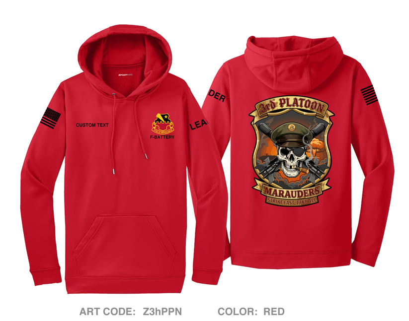 CUSTOM 3rd Platoon MARAUDERS Hi-Tech Performance Hoodie - Z3hPPN ...