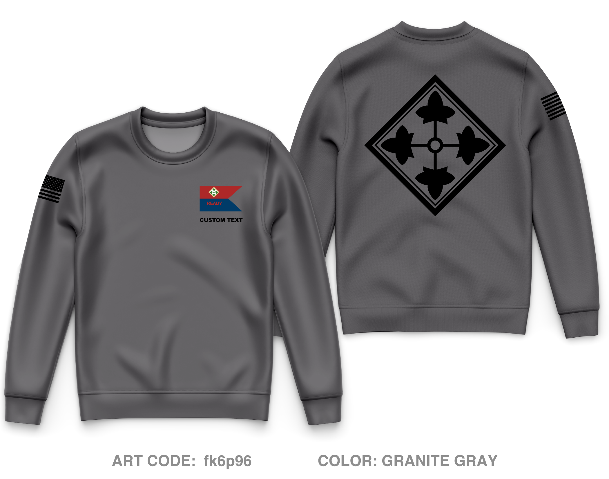 CUSTOM READY CO, HHBN, DIVARTY, 4ID Core Men's Crewneck Performance Sw ...