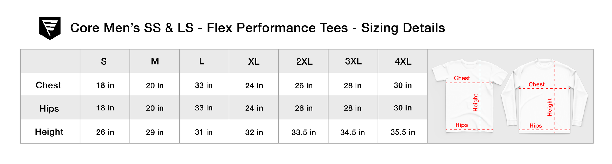 Size Charts – Emblem Athletic