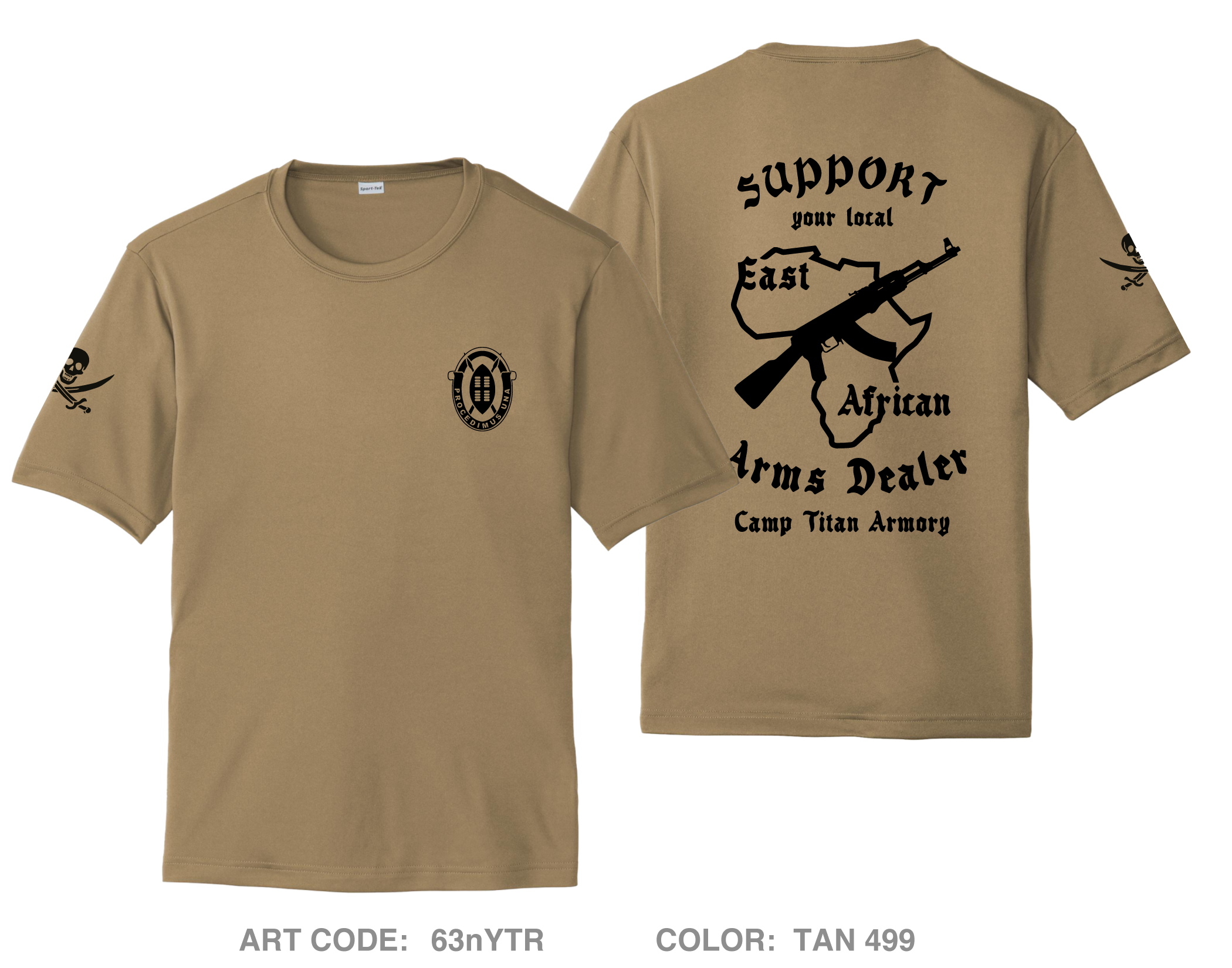 SOCAF ARMORY Hi-Tech Performance Unisex SS Tee - 63nYTR – Emblem Athletic
