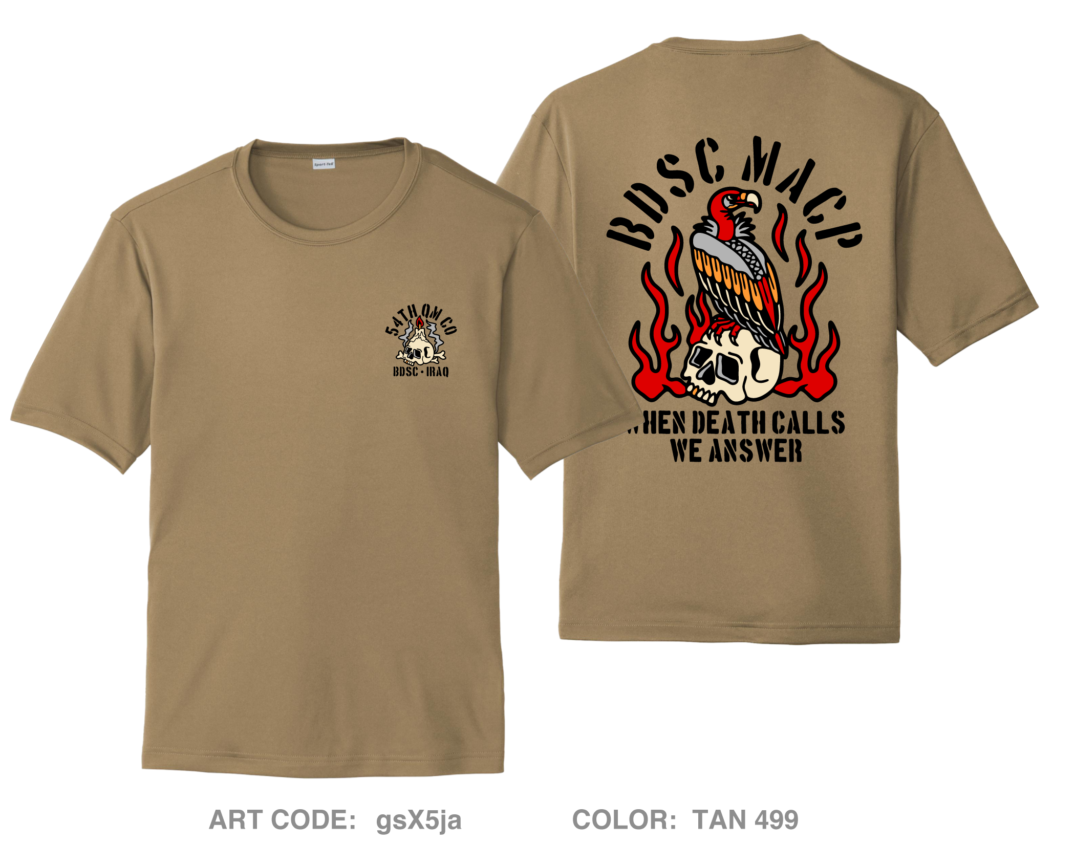 MACP, 54th QM CO (MA) Hi-Tech Performance Unisex SS Tee - gsX5ja ...