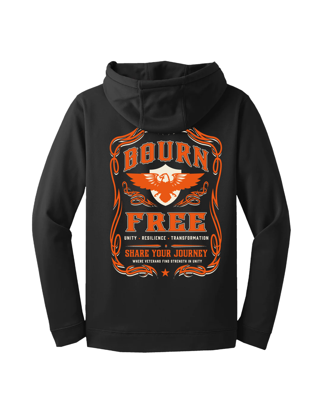 Bourn Free Hi-Tech Performance Hoodie - Unity.Resilience.Transformatio ...