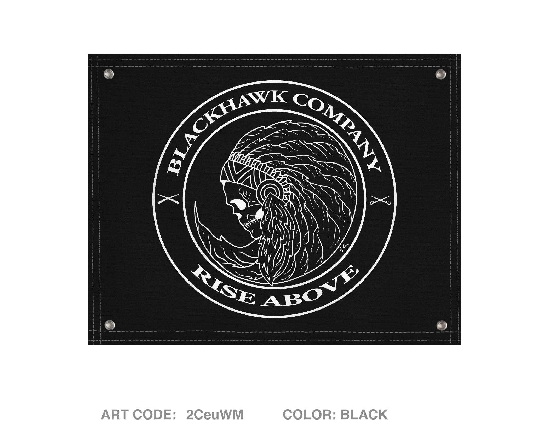 Blackhawk Company, 2-7 CAV, 3ABCT, 1CD Store 1 Banner Flag - 2CeuWM ...