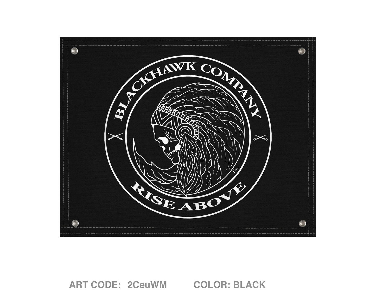 Blackhawk Company, 2-7 CAV, 3ABCT, 1CD Store 1 Banner Flag - 2CeuWM ...