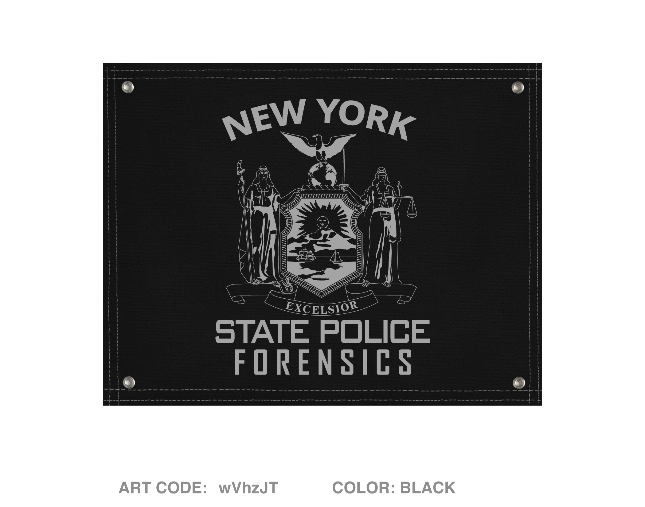 New York State Police - Forensic Identification Unit Banner Flag - wVh ...
