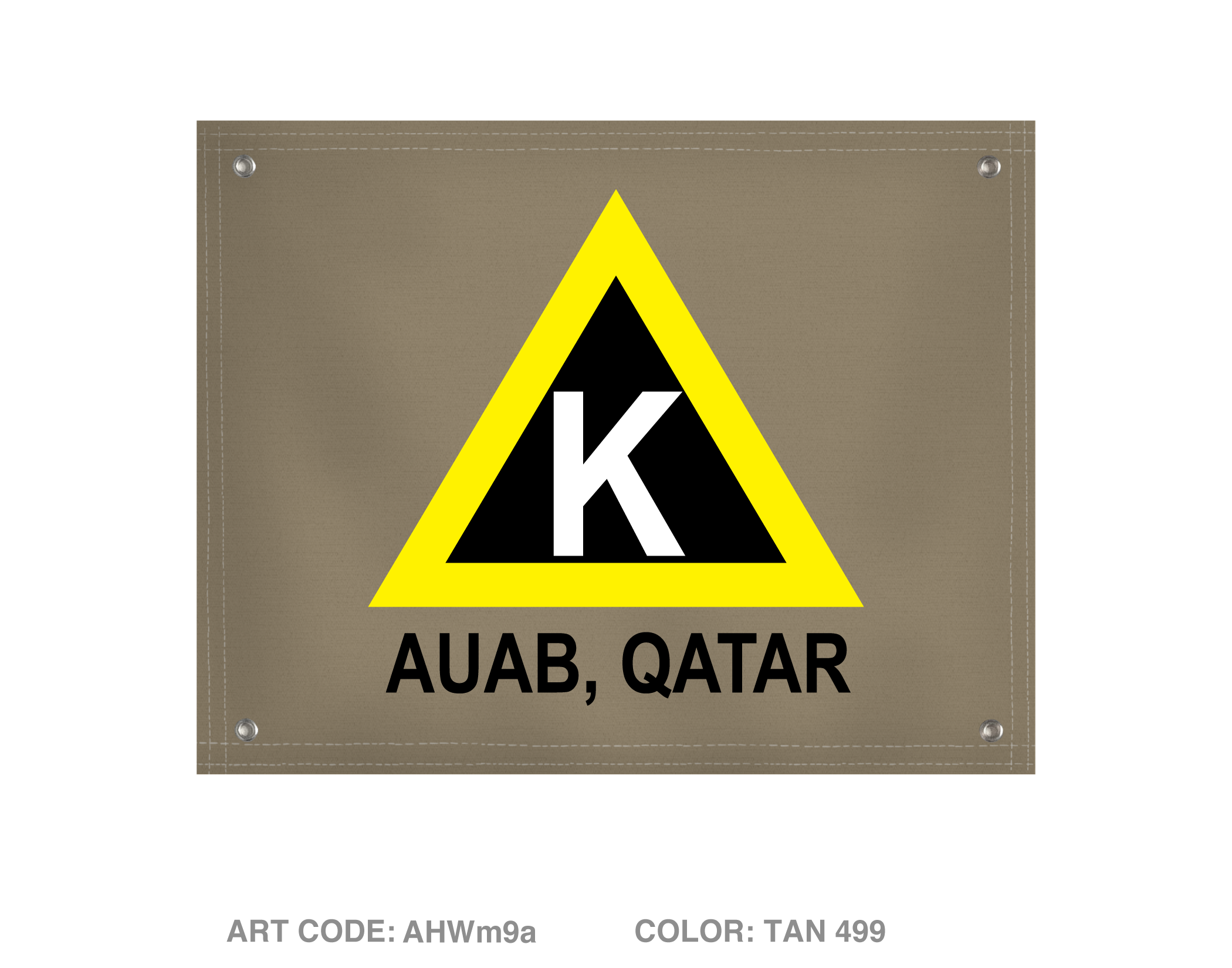 AUAB, QATAR Banner Flag - AHWm9a – Emblem Athletic