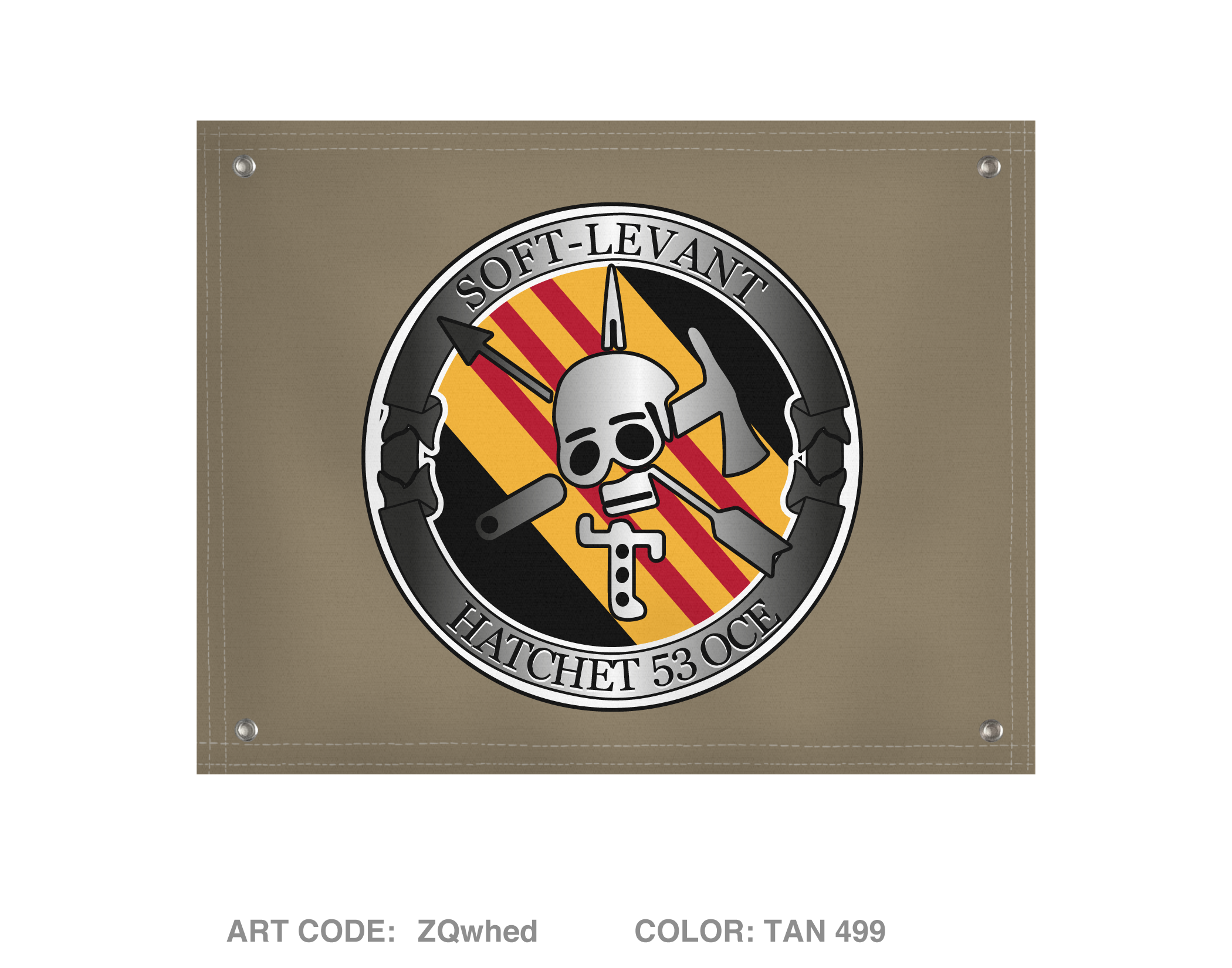 HHC, 3rd BN, 5th SFG(A) Banner Flag - MbeKRc – Emblem Athletic