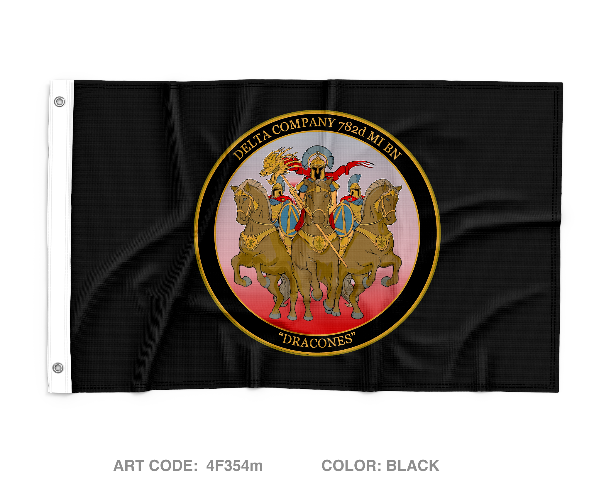 D Co, 782d MI BN, 780th MI BDE Wall Flag - 4F354m – Emblem Athletic