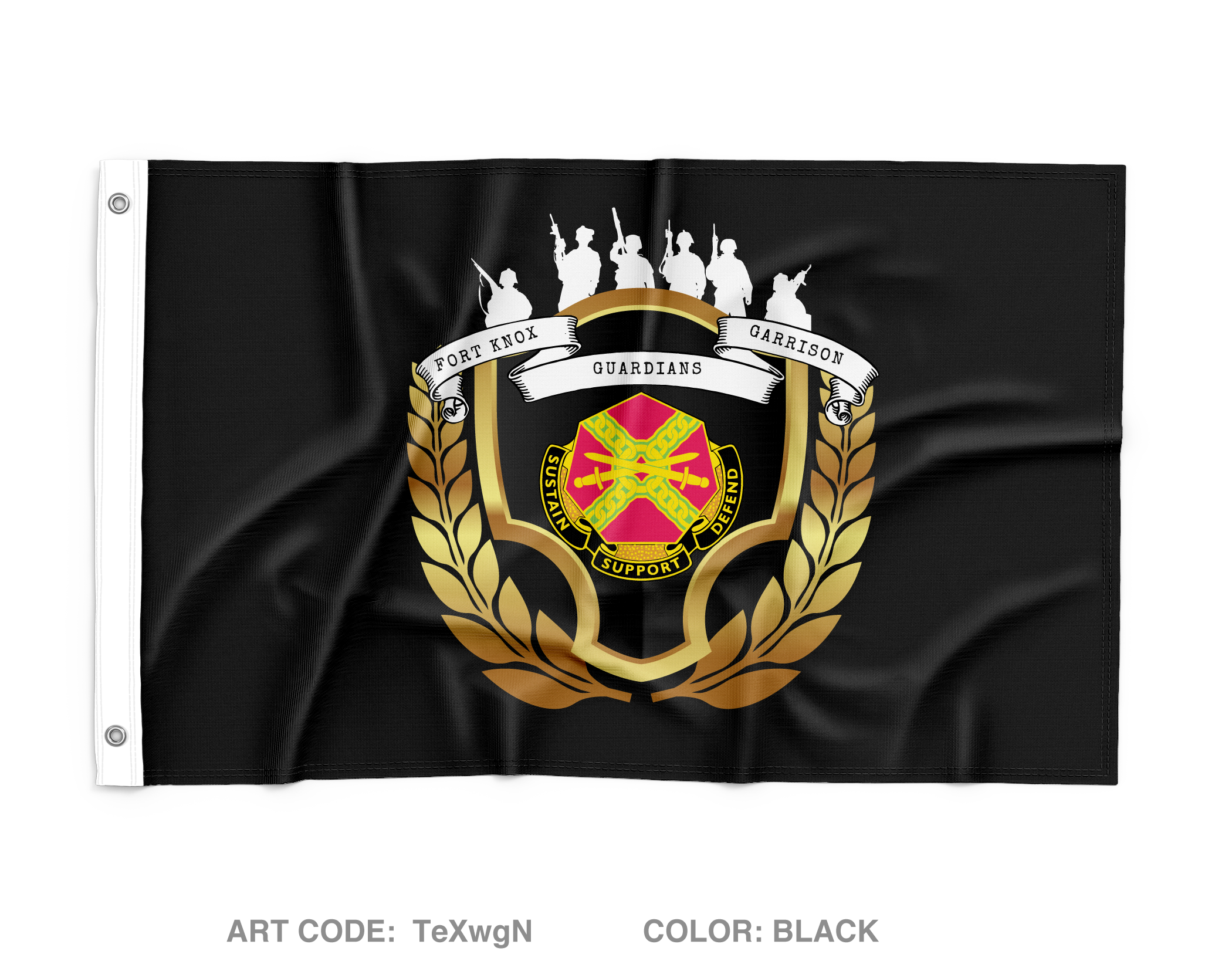 HHD USAG Fort Knox Wall Flag - TeXwgN – Emblem Athletic