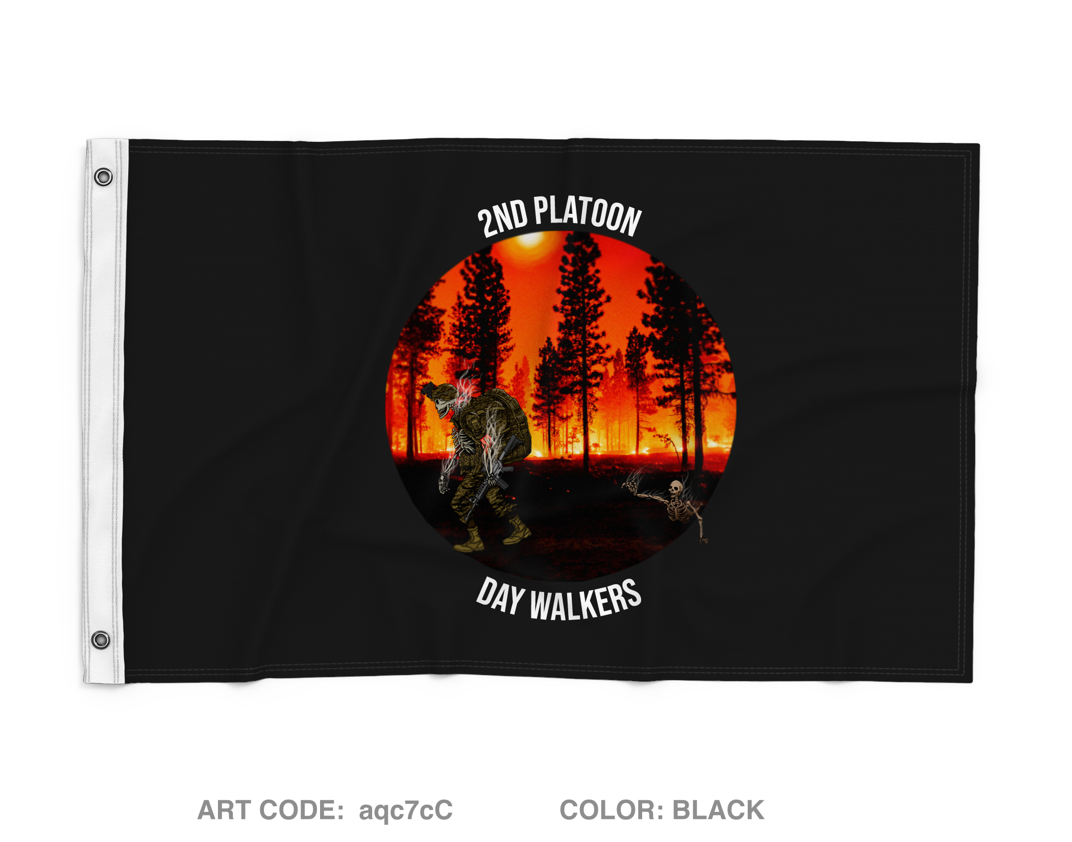 2nd Platoon, C Co, 1-158 IN Wall Flag - aqc7cC – Emblem Athletic