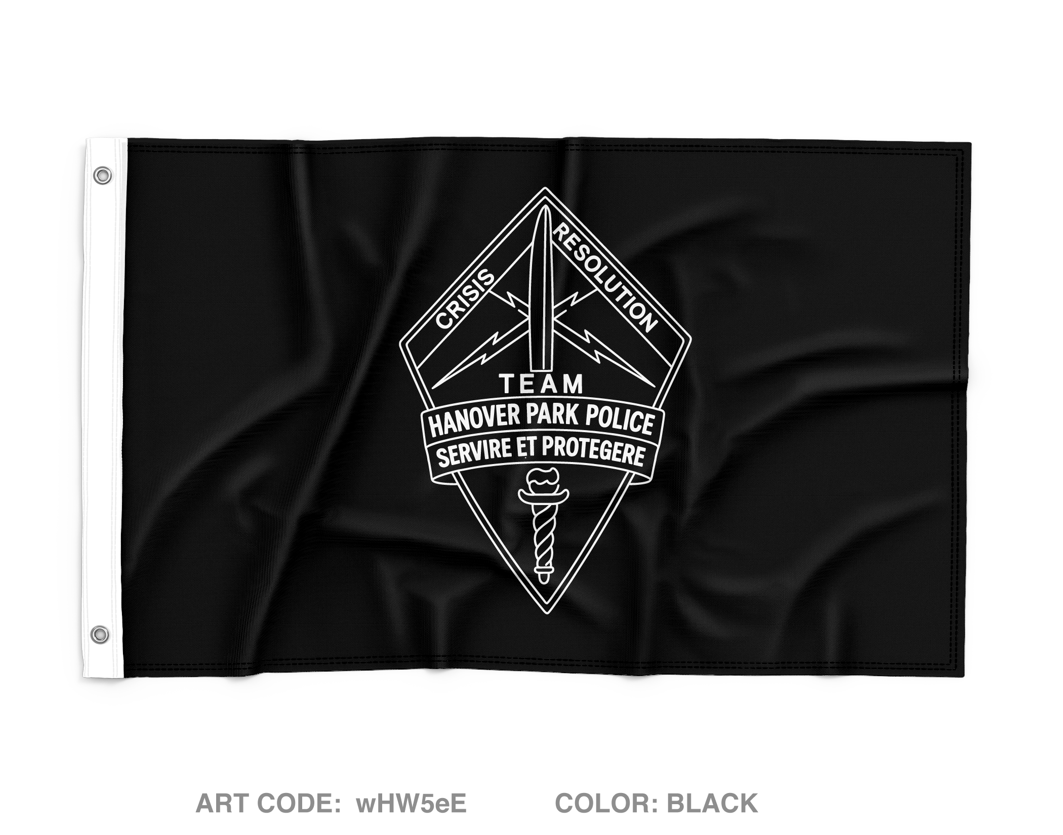 Hanover Park Police CRT Wall Flag - wHW5eE – Emblem Athletic