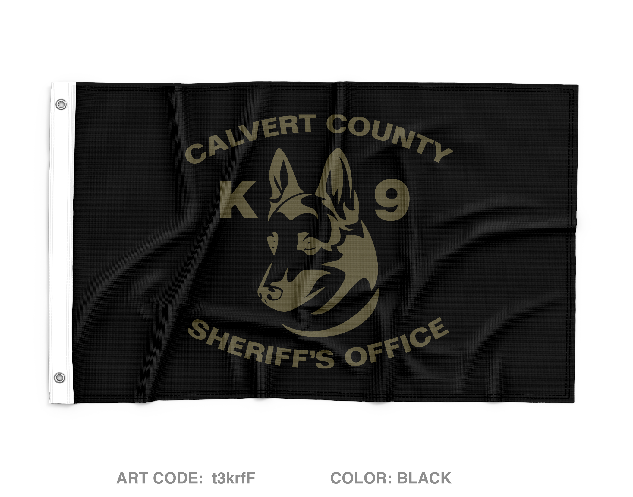 Calvert County Sheriff's Office K-9 Unit Wall Flag - t3krfF – Emblem ...