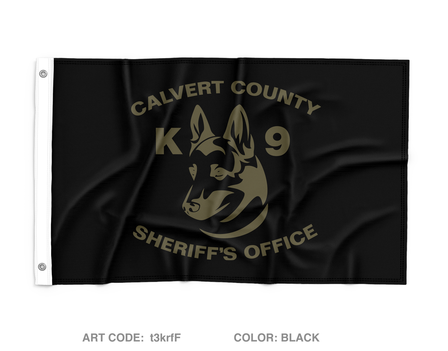 Calvert County Sheriff's Office K-9 Unit Wall Flag - t3krfF – Emblem ...