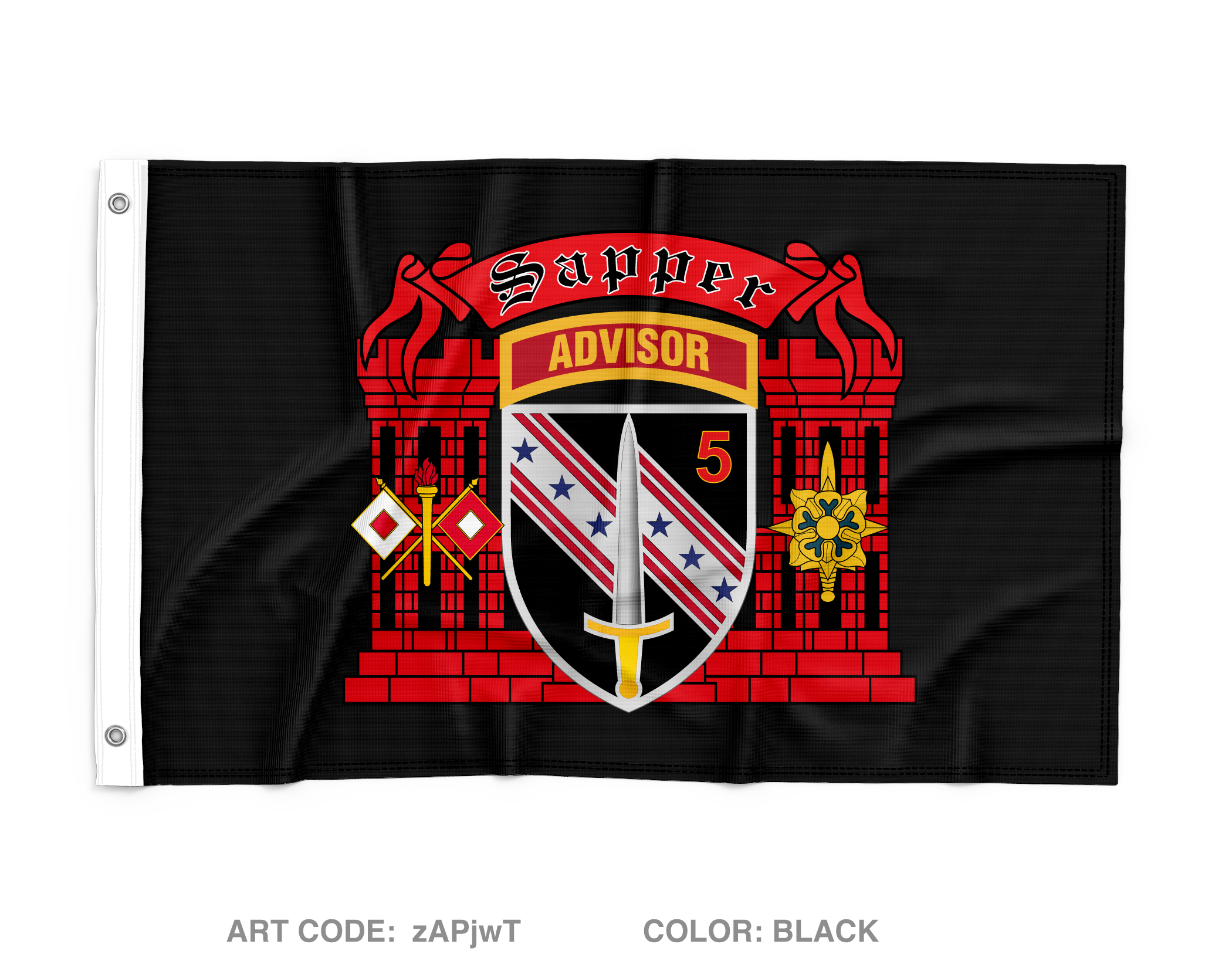 5th BN, 54th SFAB Wall Flag - zAPjwT – Emblem Athletic