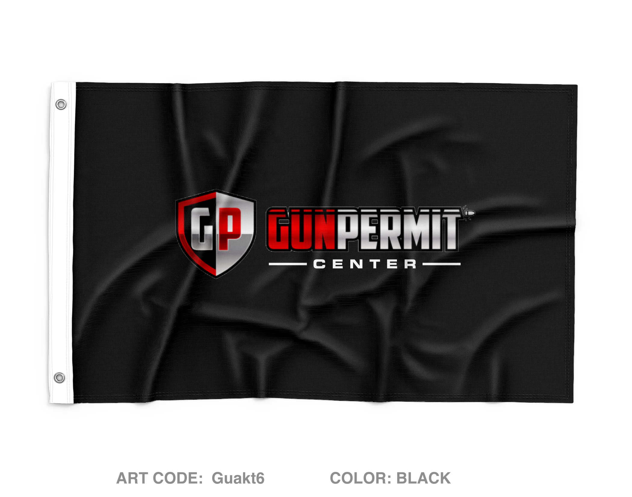 Gun Permit Center Wall Flag - Guakt6 – Emblem Athletic