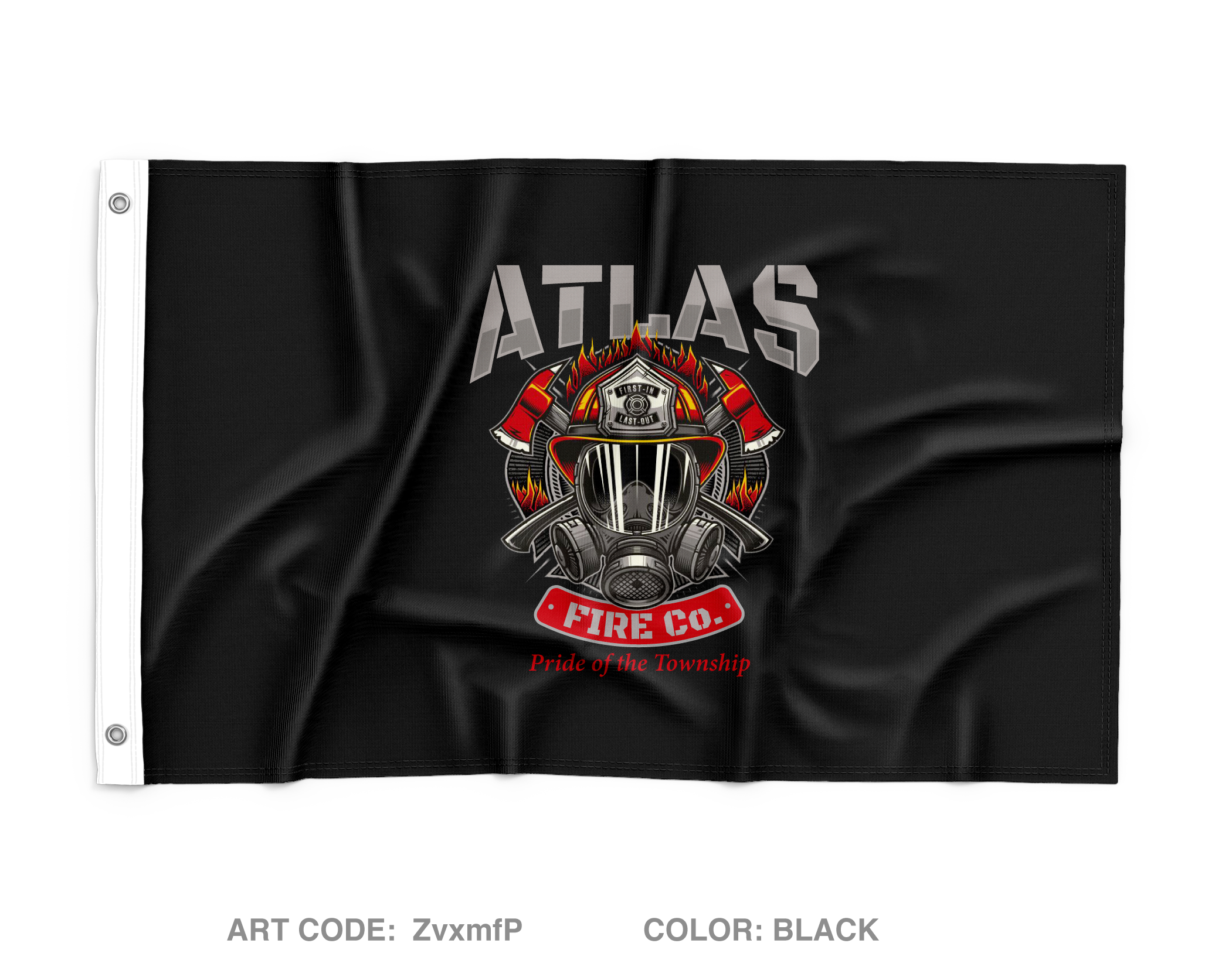 Atlas Fire Co. Wall Flag - ZvxmfP – Emblem Athletic