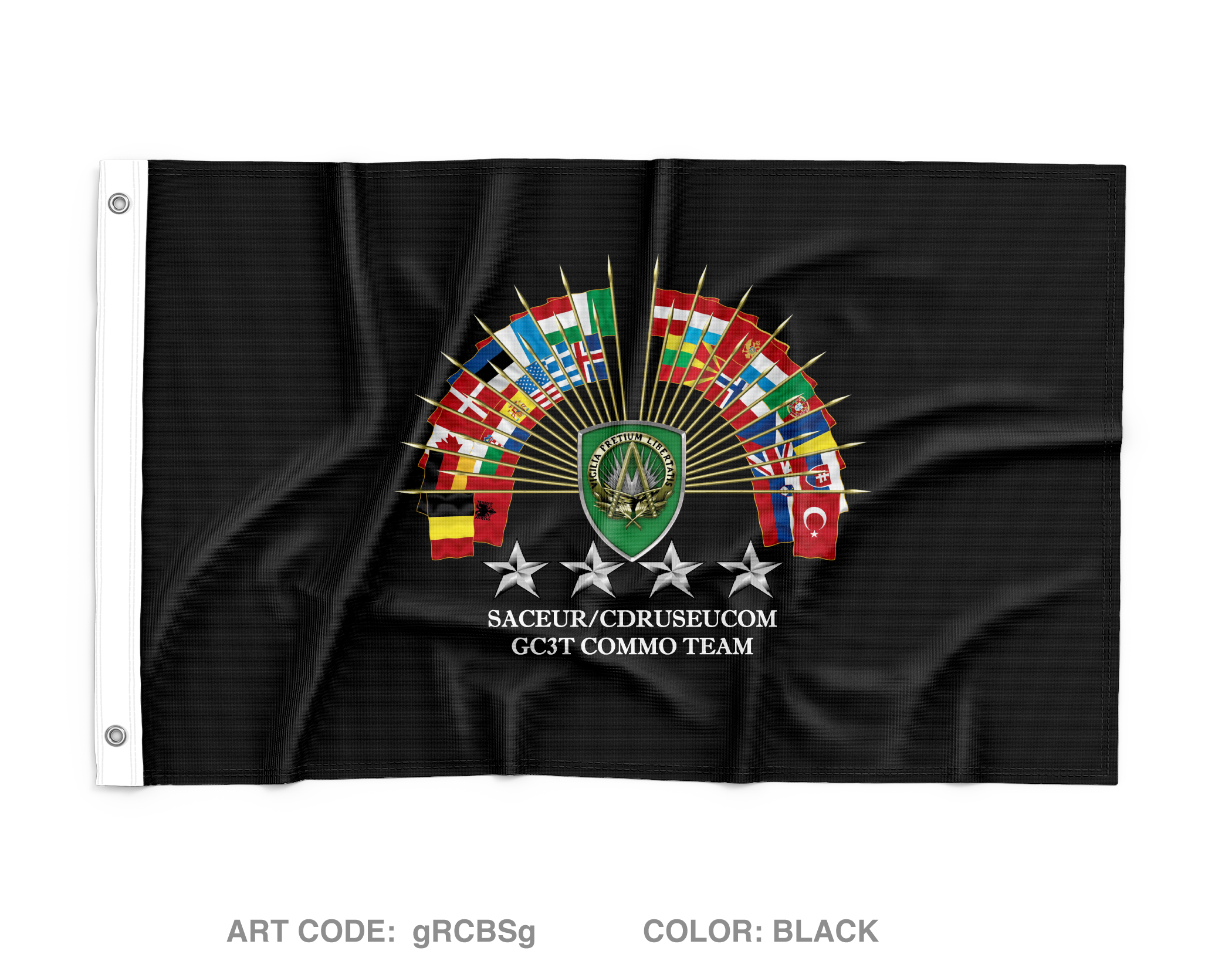SACEUR GC3T Wall Flag - gRCBSg – Emblem Athletic