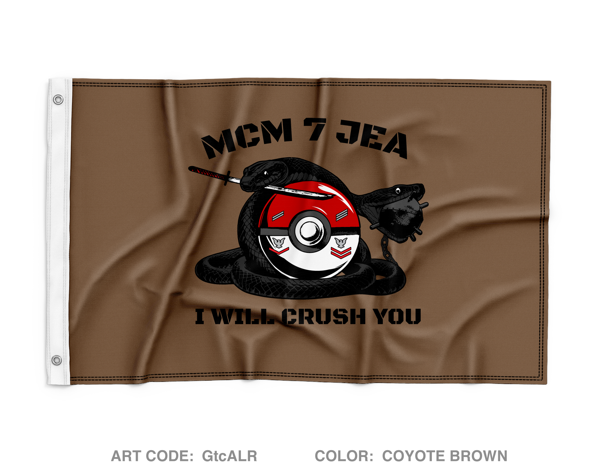 MCM 7 Wall Flag - GtcALR – Emblem Athletic