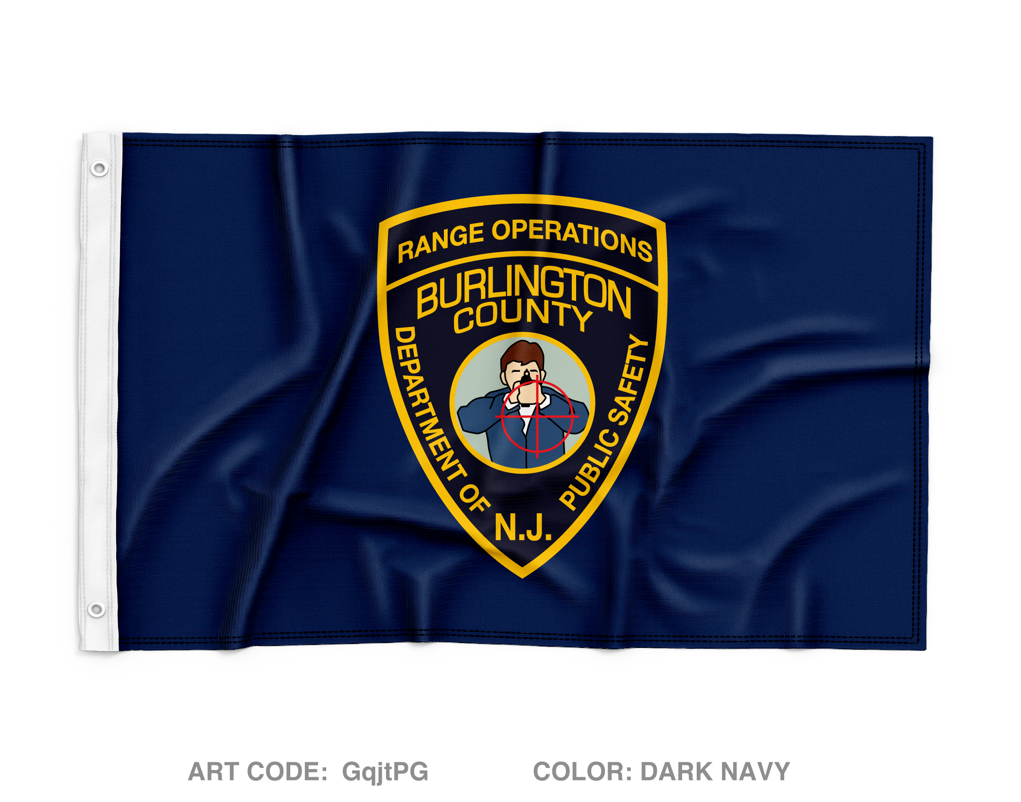 Burlington County Range Operations Wall Flag - GqjtPG – Emblem Athletic
