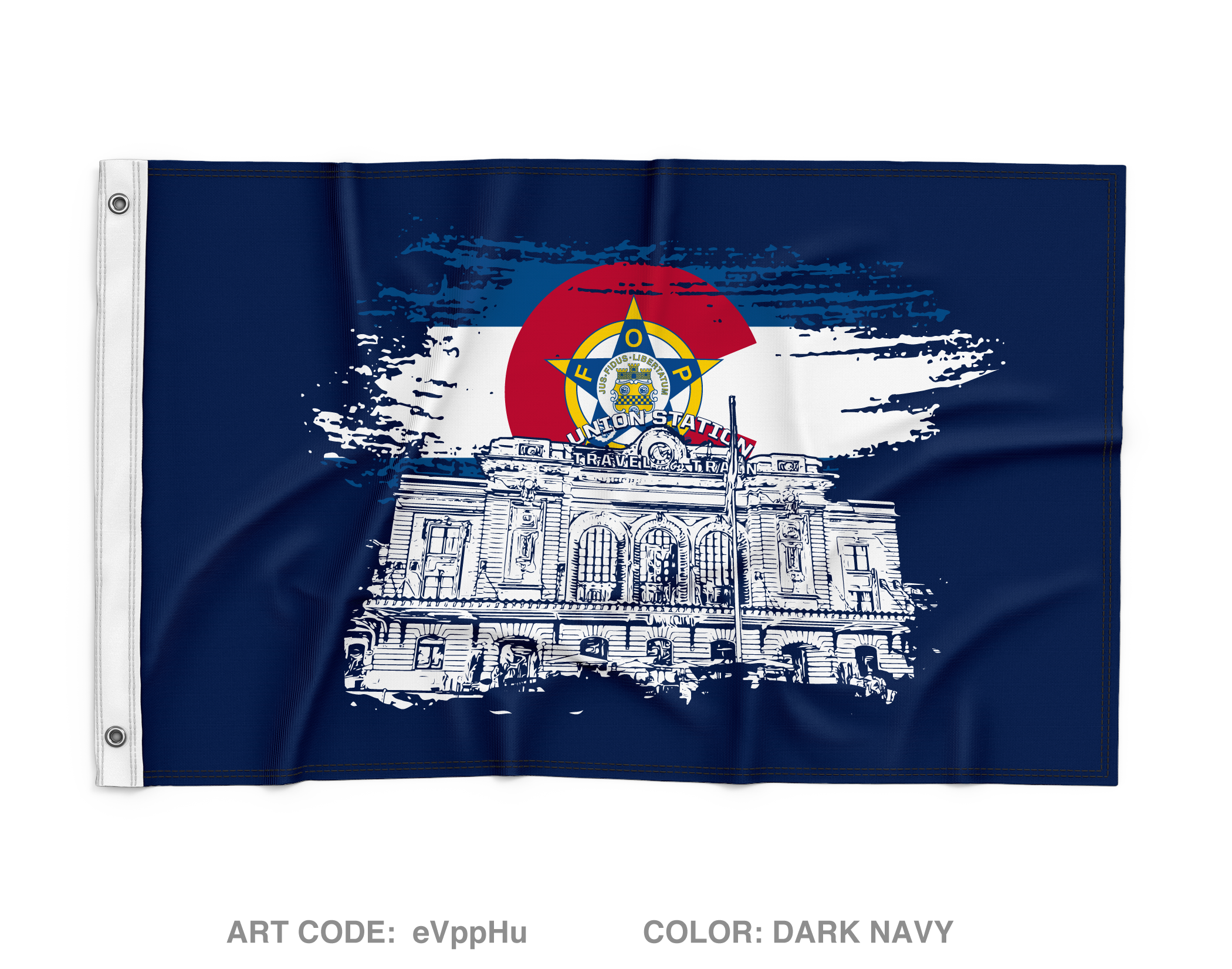 RTD Transit Police Fraternal Order of Police Lodge 72 Wall Flag - eVpp ...