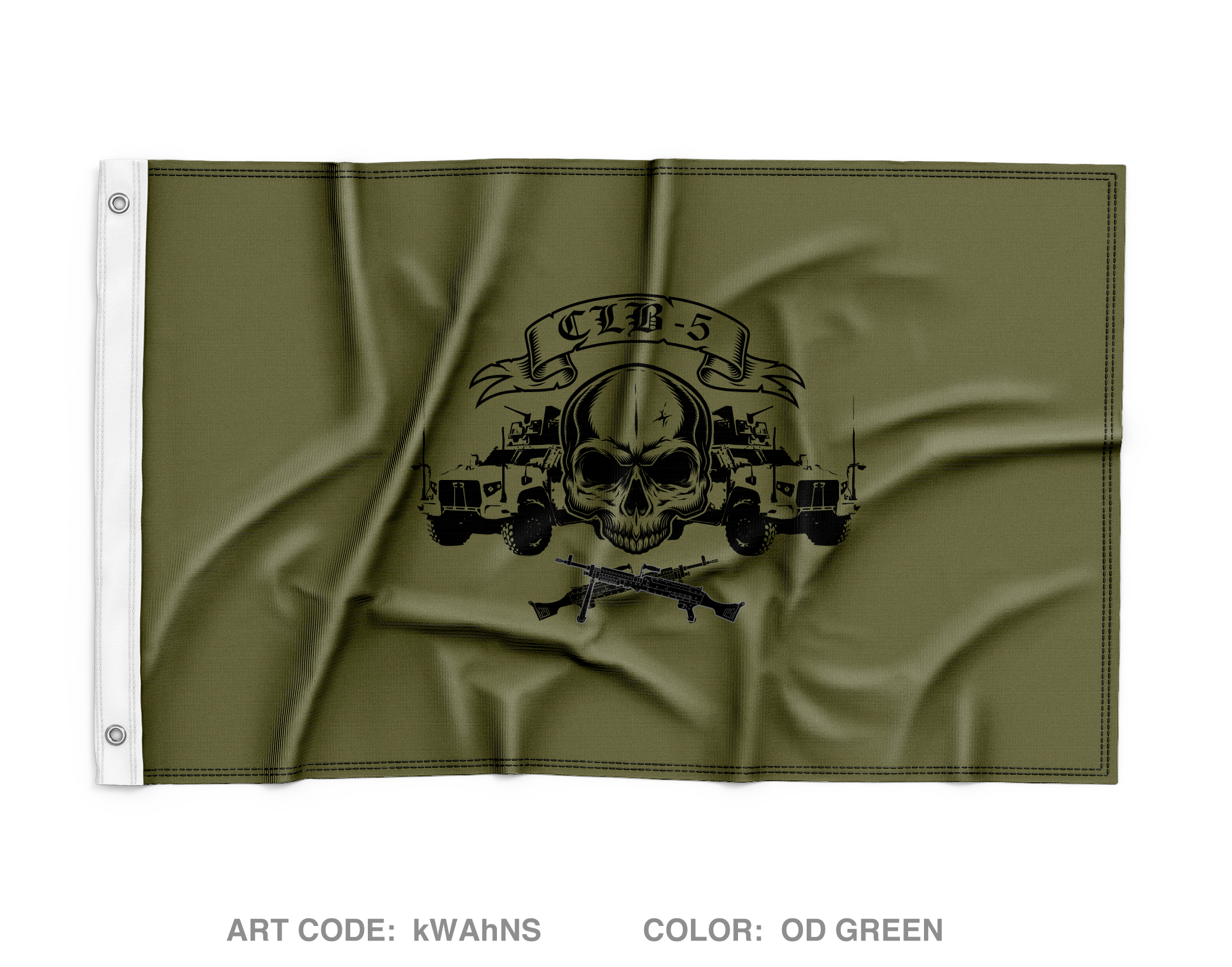 CLB-5 Wall Flag - kWAhNS – Emblem Athletic