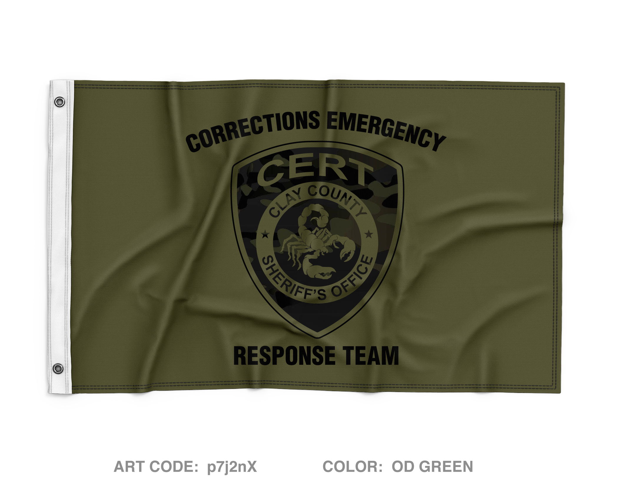 CERT Corrections Emergency Response Team Wall Flag - p7j2nX – Emblem ...