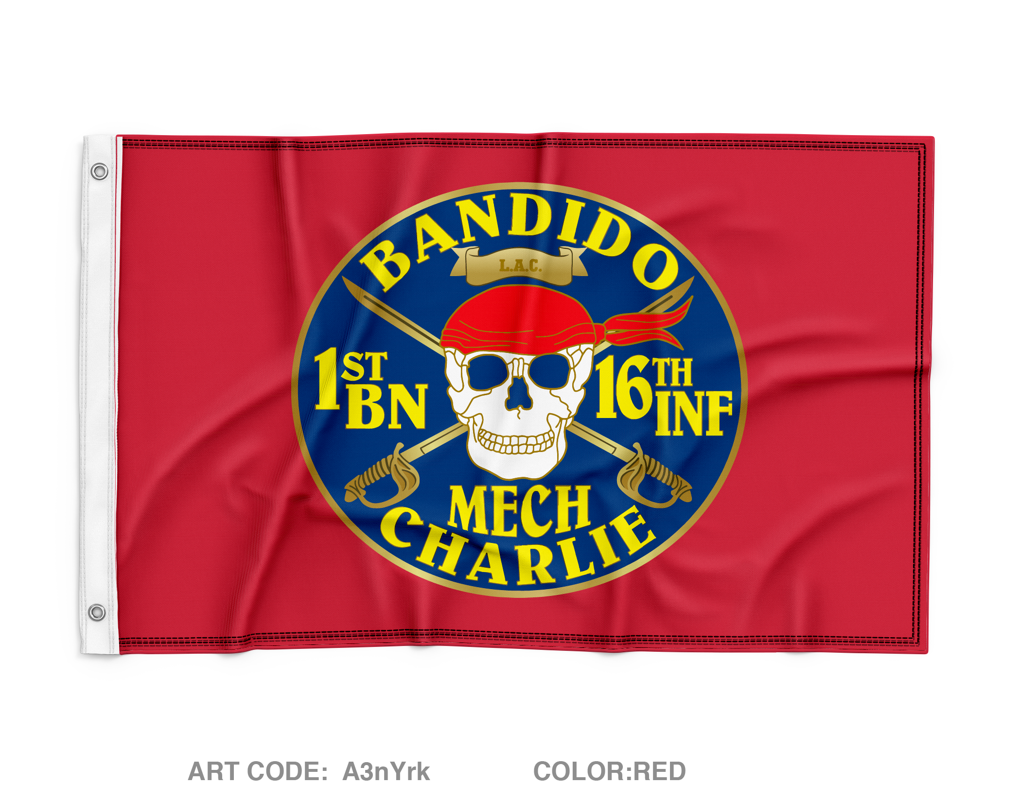 Bandido Charlie Store 1 Wall Flag - A3nYrk – Emblem Athletic