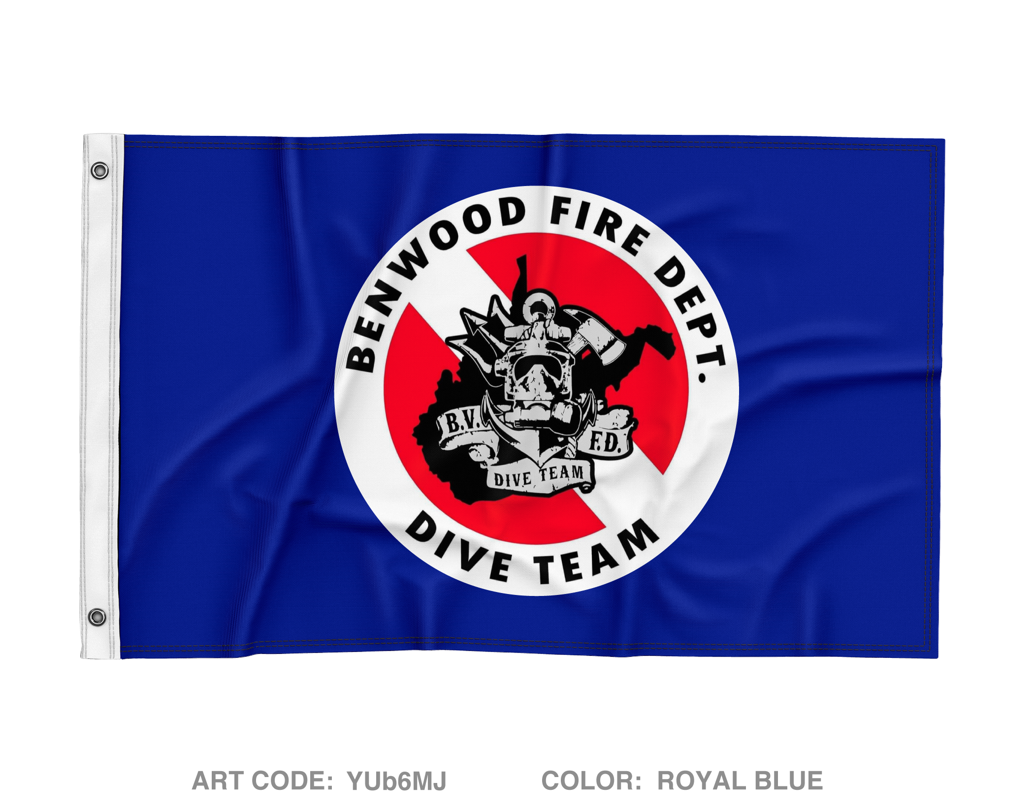Benwood Fire Station Wall Flag - YUb6MJ – Emblem Athletic