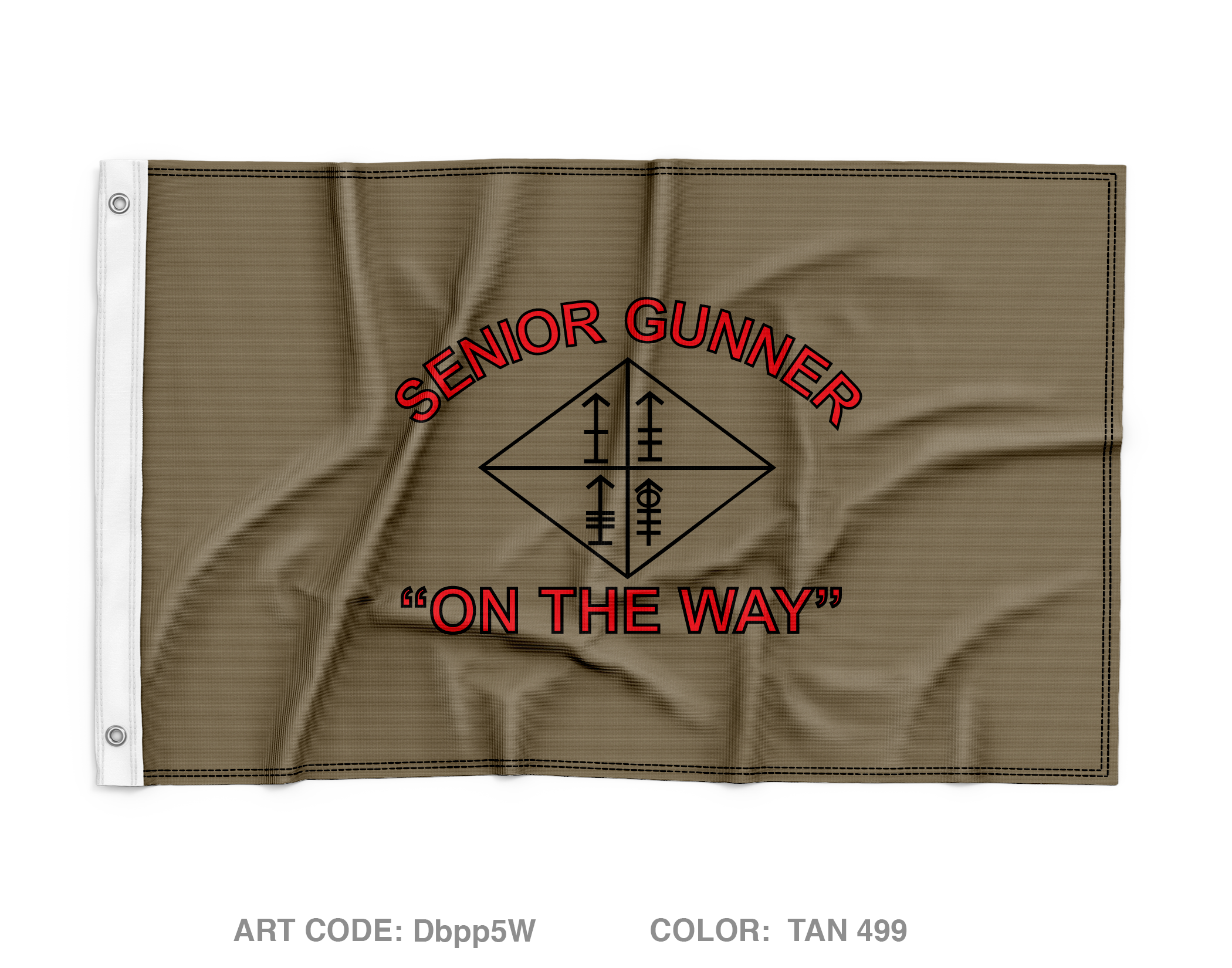 USACAPOC Senior Gunner Wall Flag - Dbpp5W – Emblem Athletic