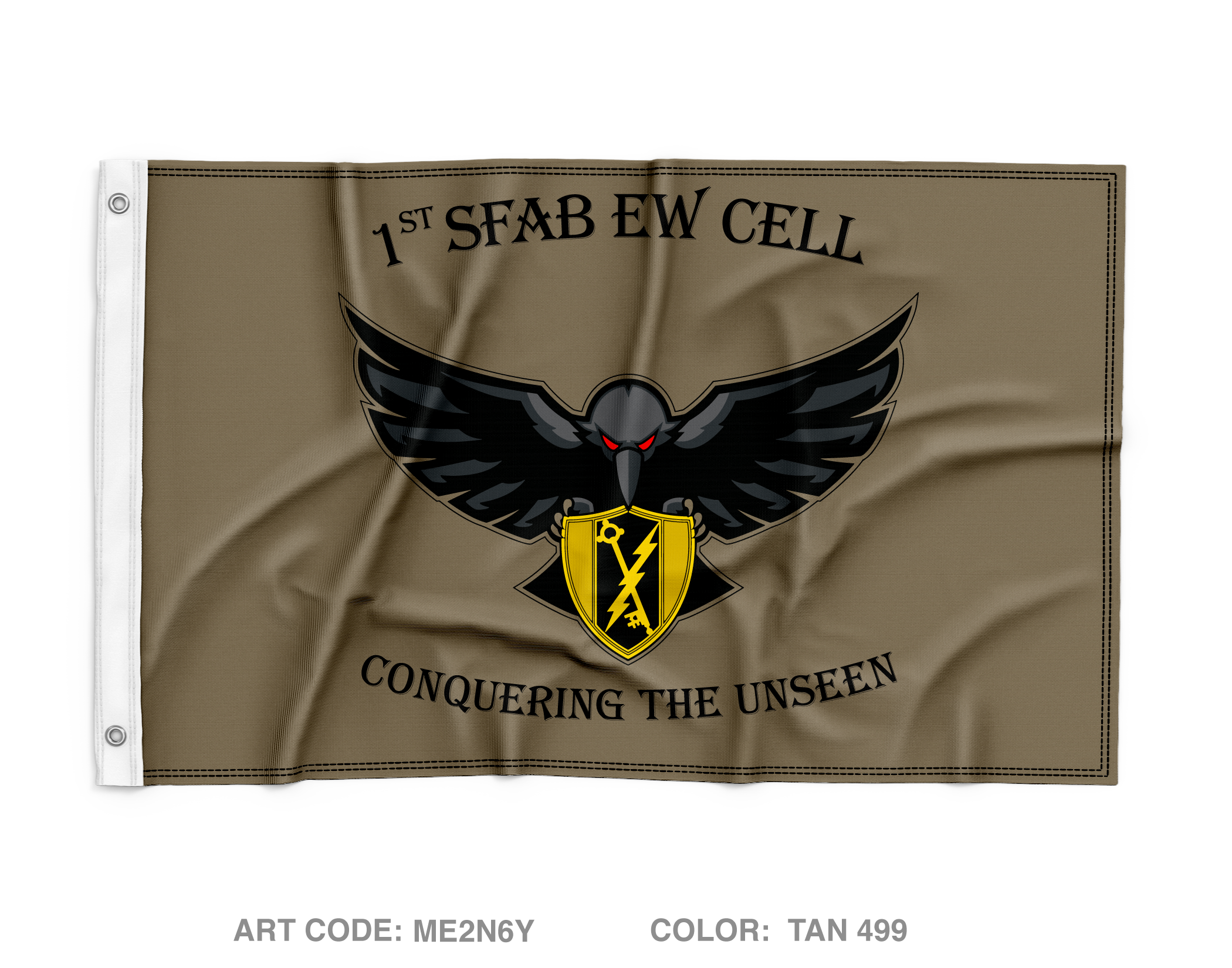 EW Cell, HHC , 1SFAB Wall Flag - ME2N6Y – Emblem Athletic