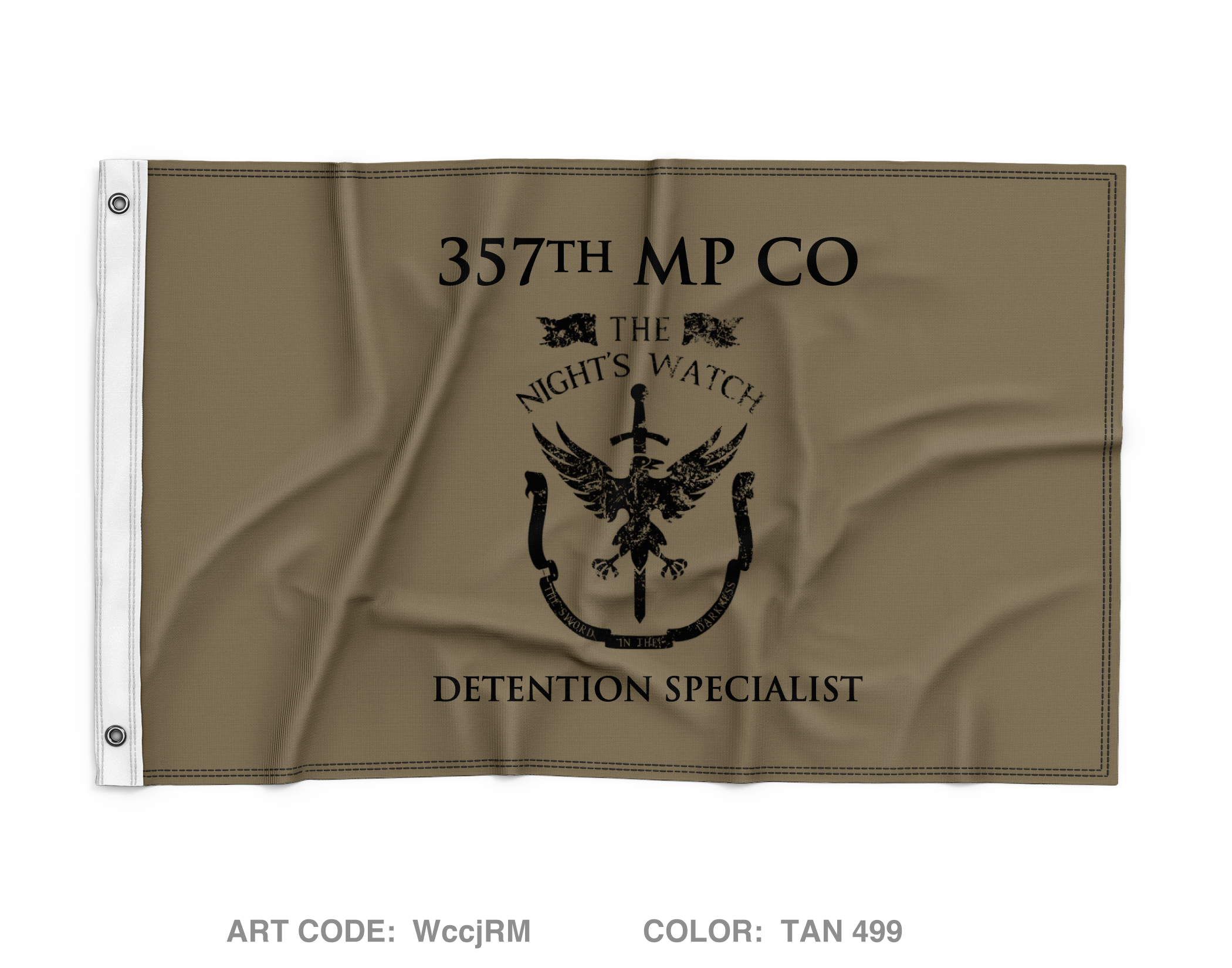 357th MP CO Wall Flag - WccjRM – Emblem Athletic