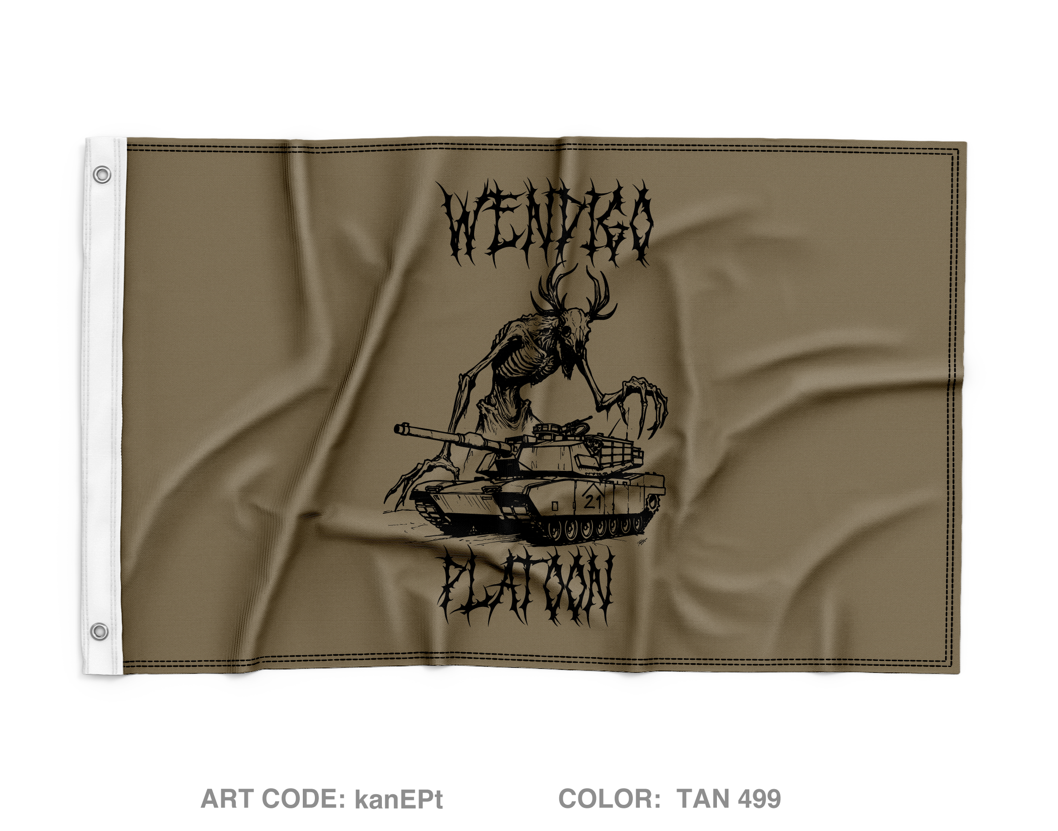1st Platoon Wall Flag - kanEPt – Emblem Athletic