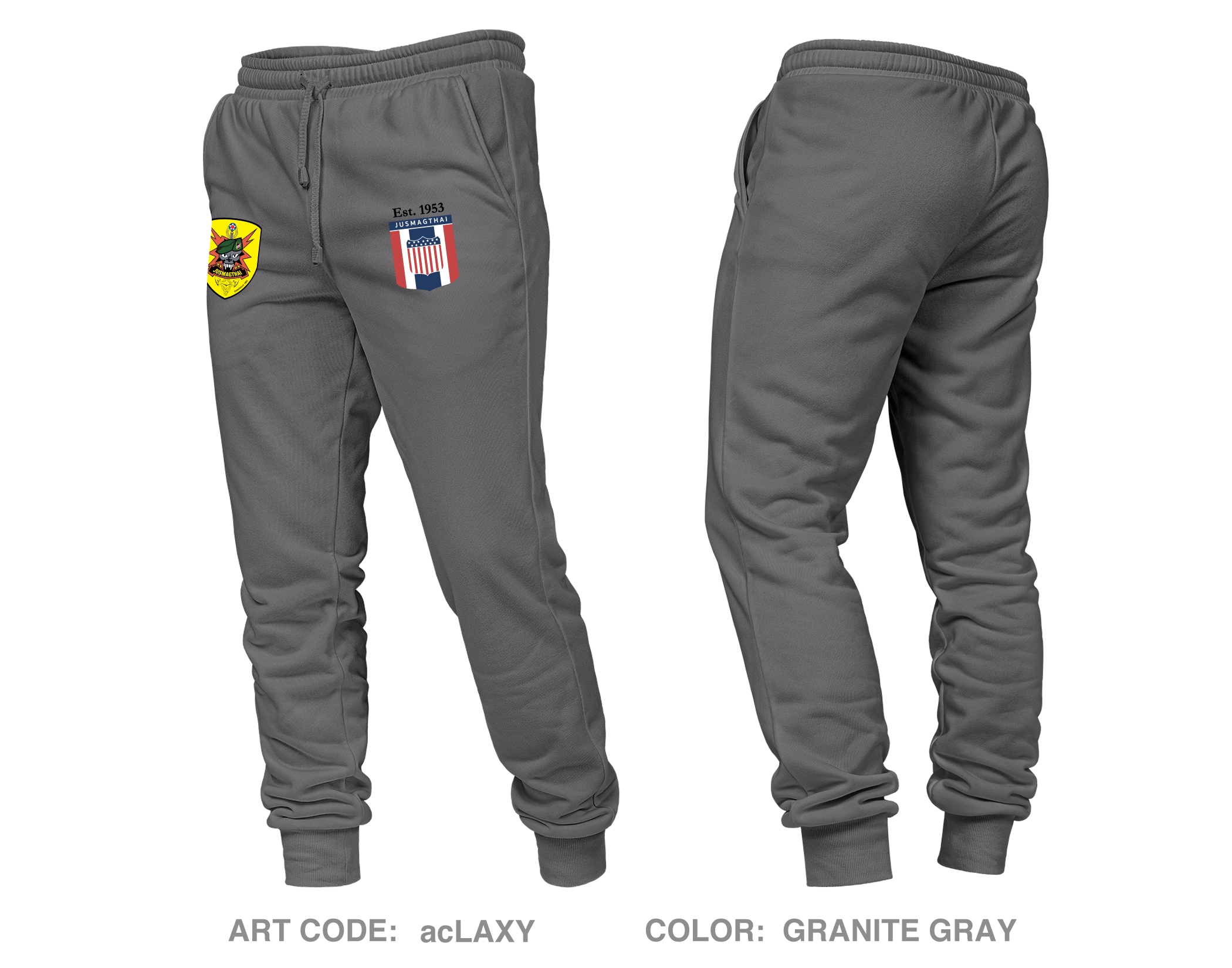 JUSMAGTHAI Core Unisex Performance Joggers - acLAXY – Emblem Athletic