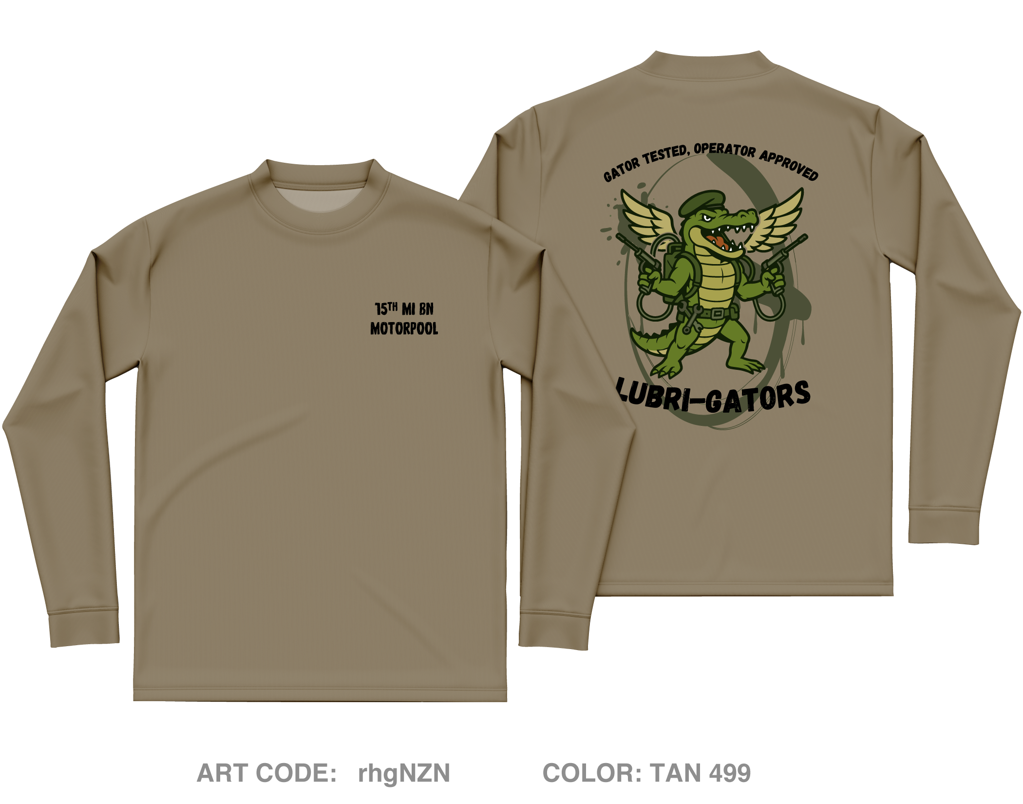 15th Military Intelligence Battalion Core Men's LS Performance Tee - r ...