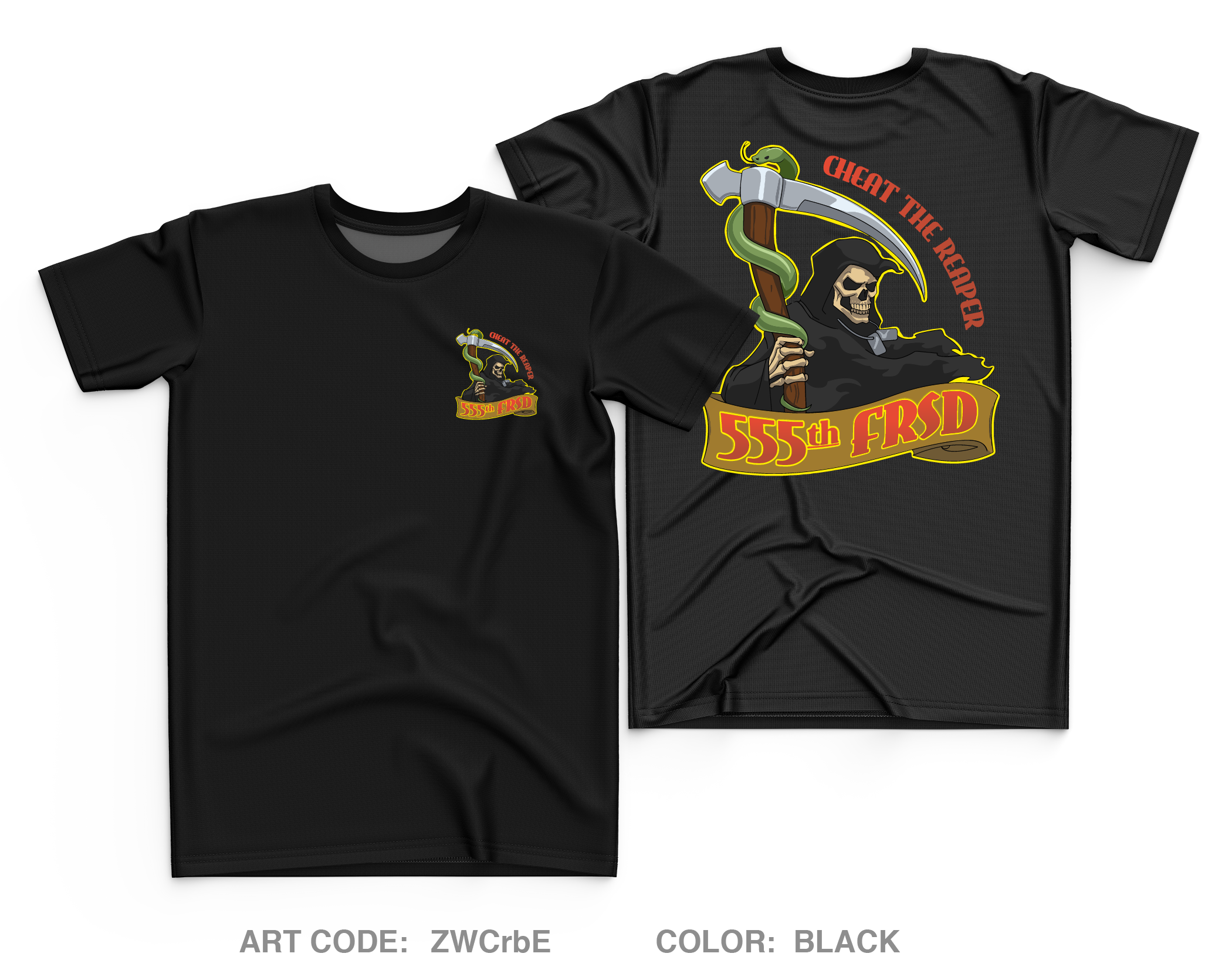 555th FRSD Core Men's SS Performance Tee - ZWCrbE – Emblem Athletic