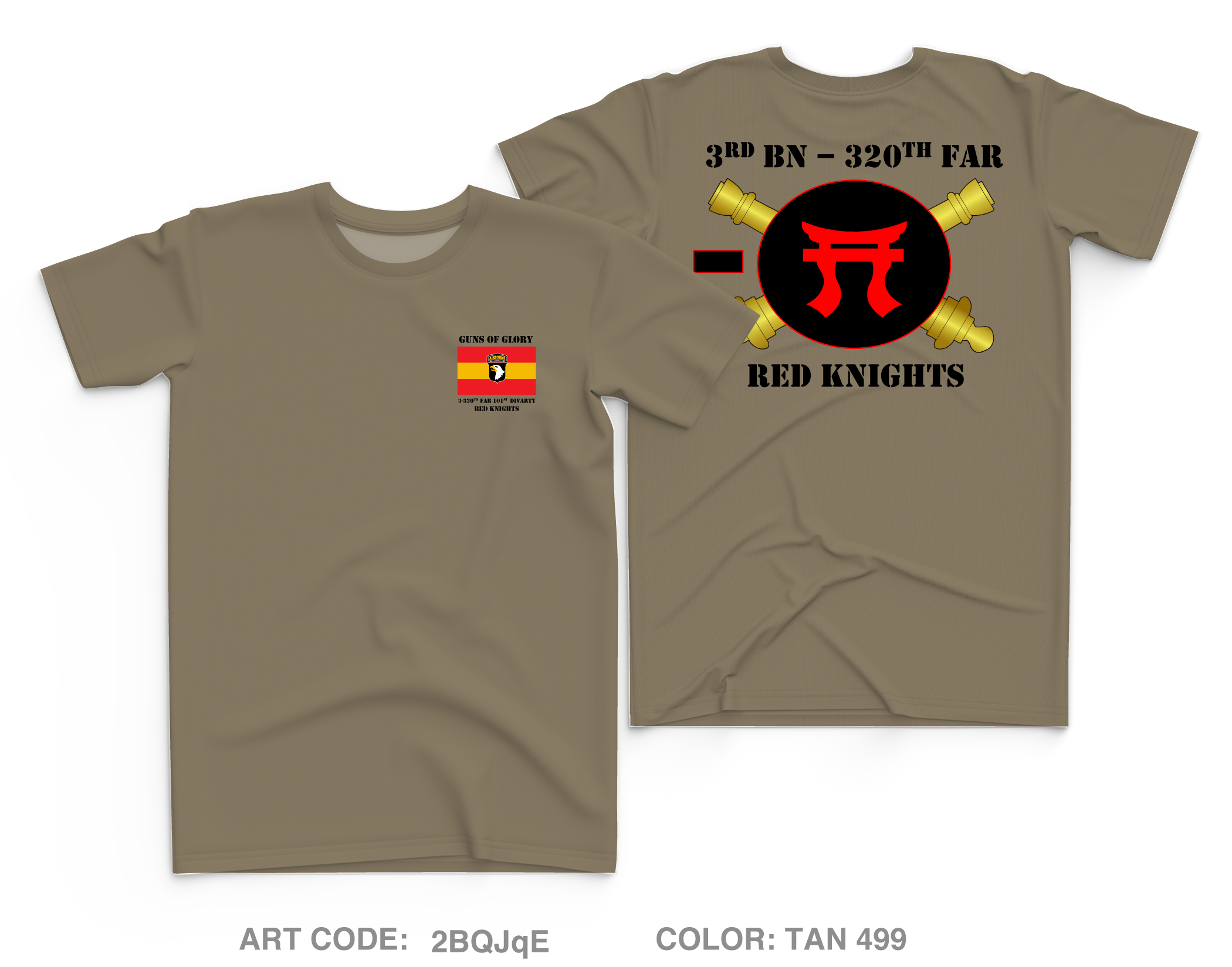 3-320th Field Artillery Battalion "Red Knight Rakkasans" Fundraising C ...