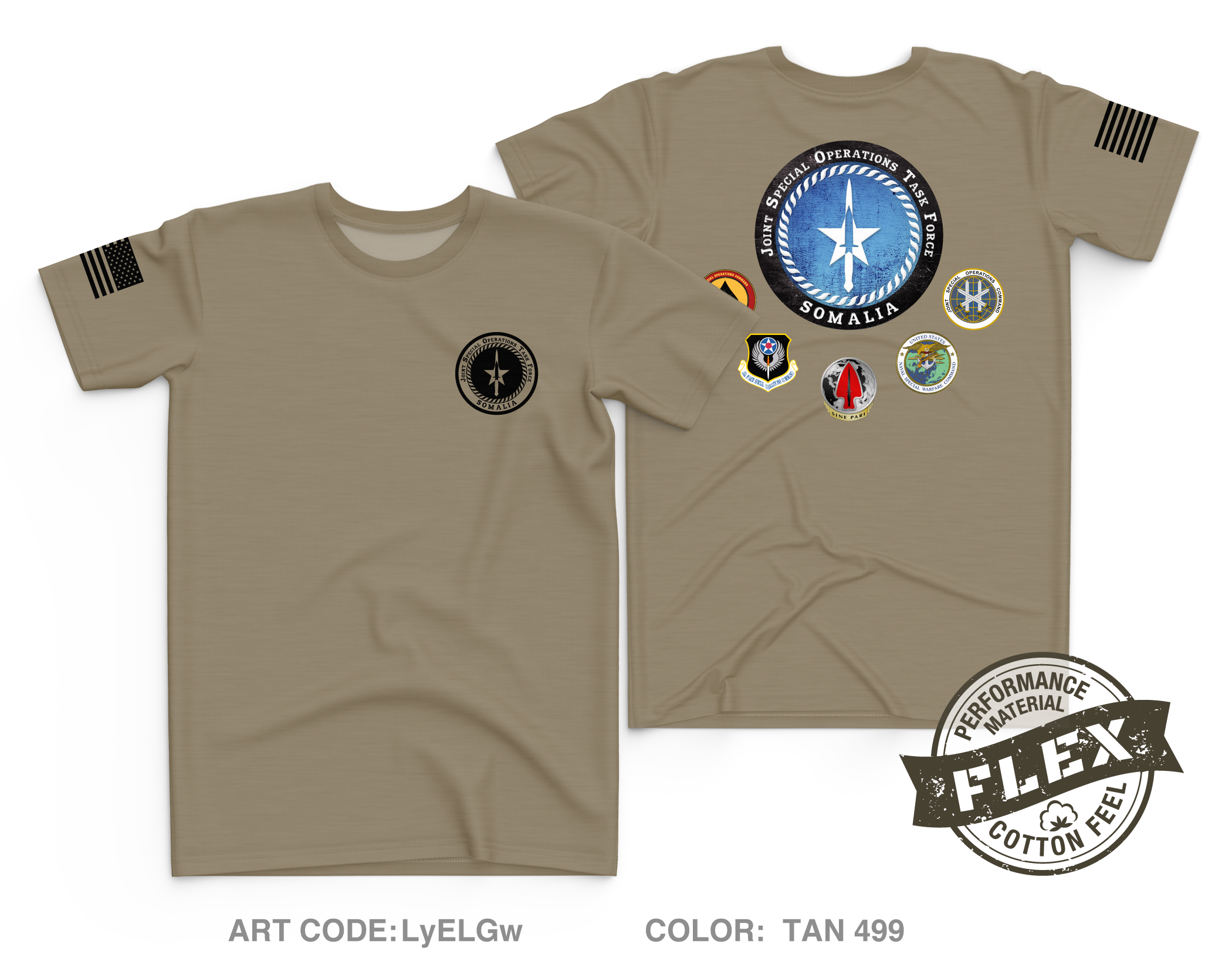 JSOTF-SOM Core Men's SS Flex Performance Tee - LyELGw – Emblem Athletic