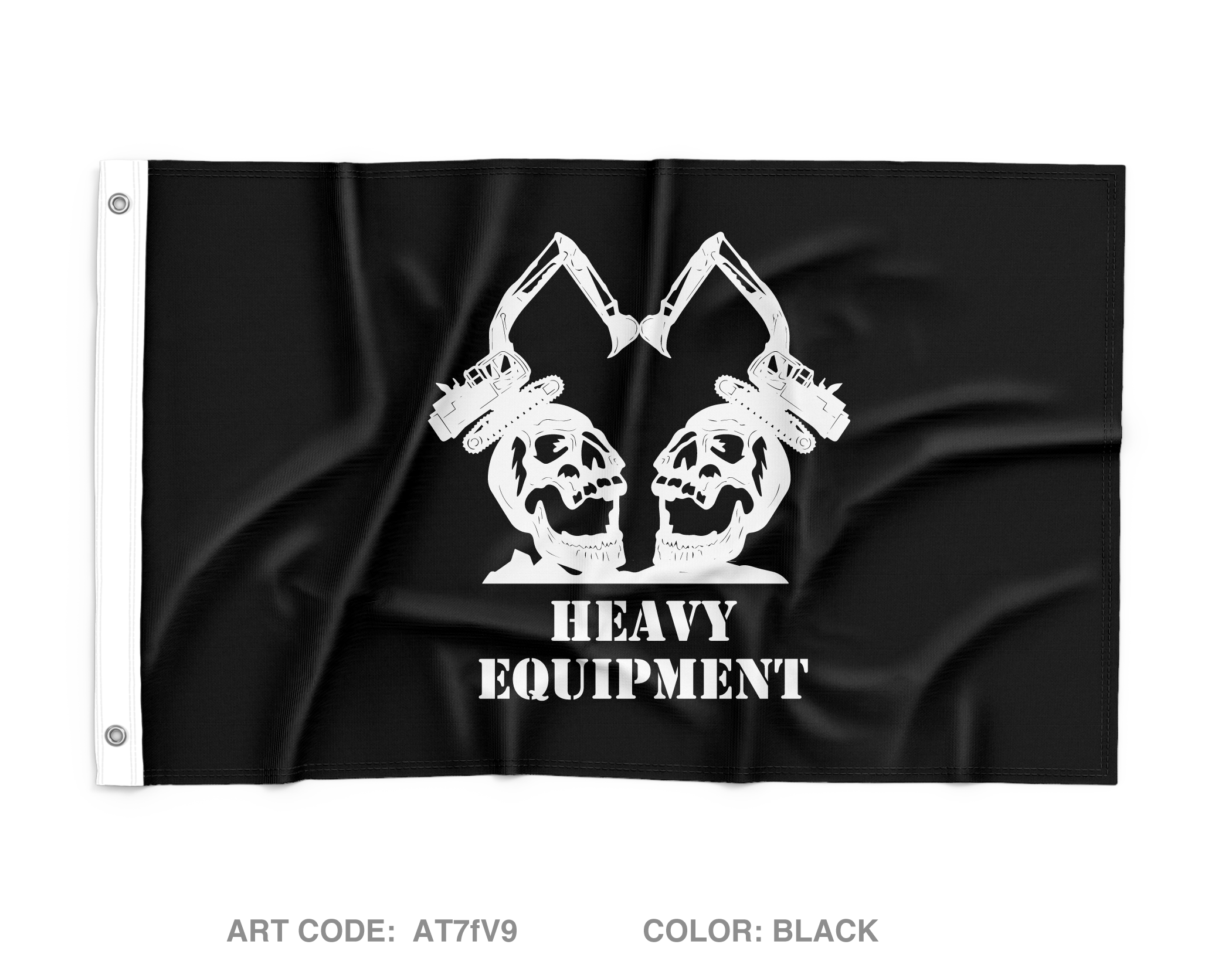 Heavy Equipment Wall Flag - AT7fV9 – Emblem Athletic