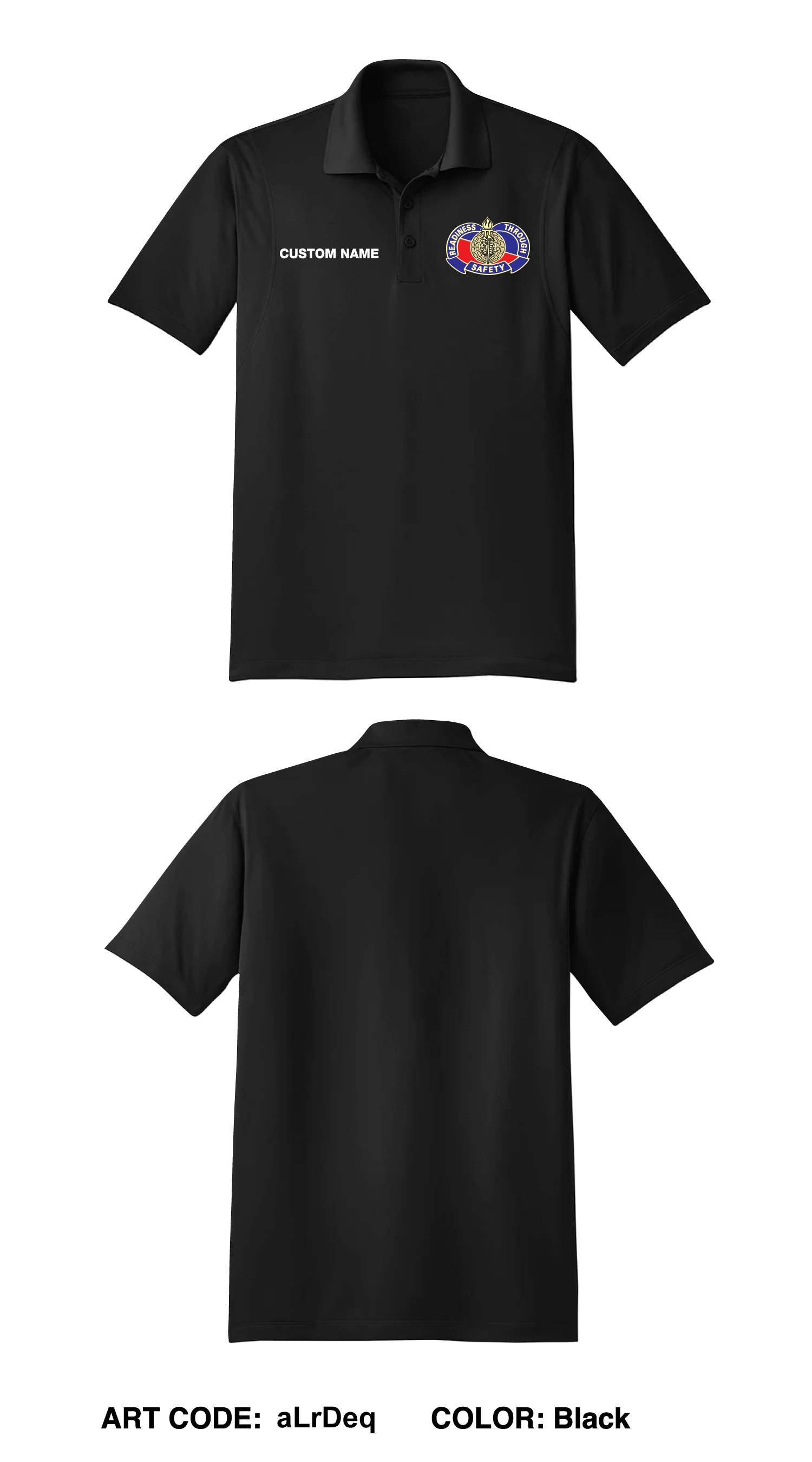 CUSTOM USACRC Core Men's SS Performance Polo - aLrDeq – Emblem Athletic