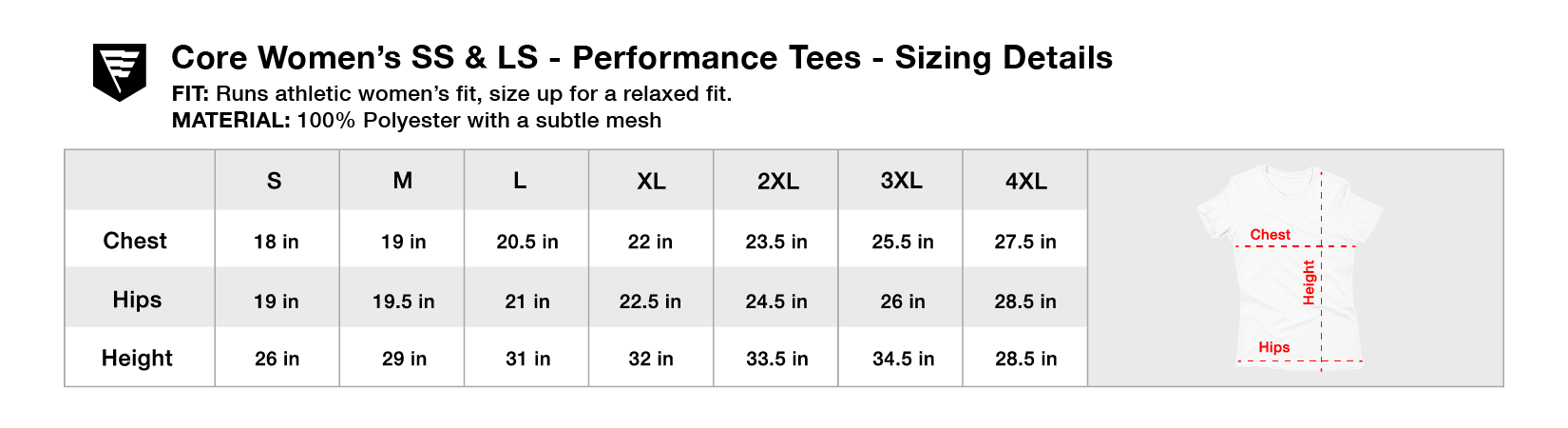 Size Charts – Emblem Athletic