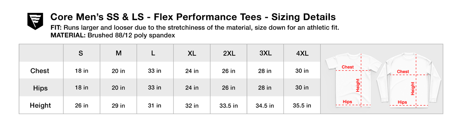 Size Charts – Emblem Athletic