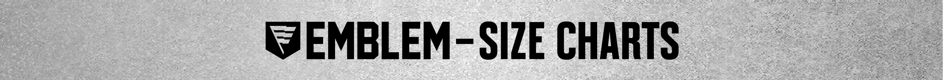 Size Charts – Emblem Athletic