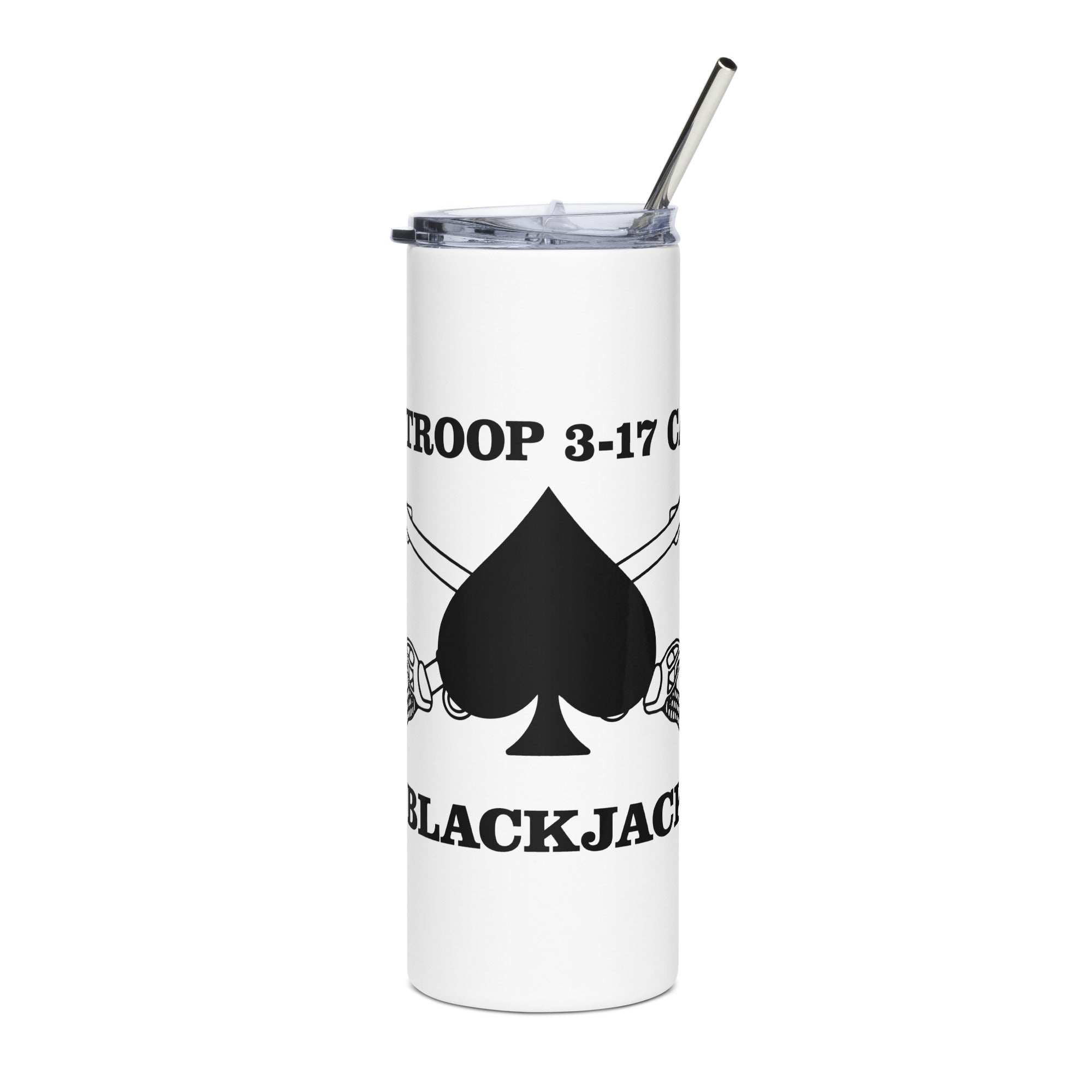 Bravo Troop, 3-17 ACS, 3CAB Stainless Steel Tumbler - QNLCSa – Emblem ...
