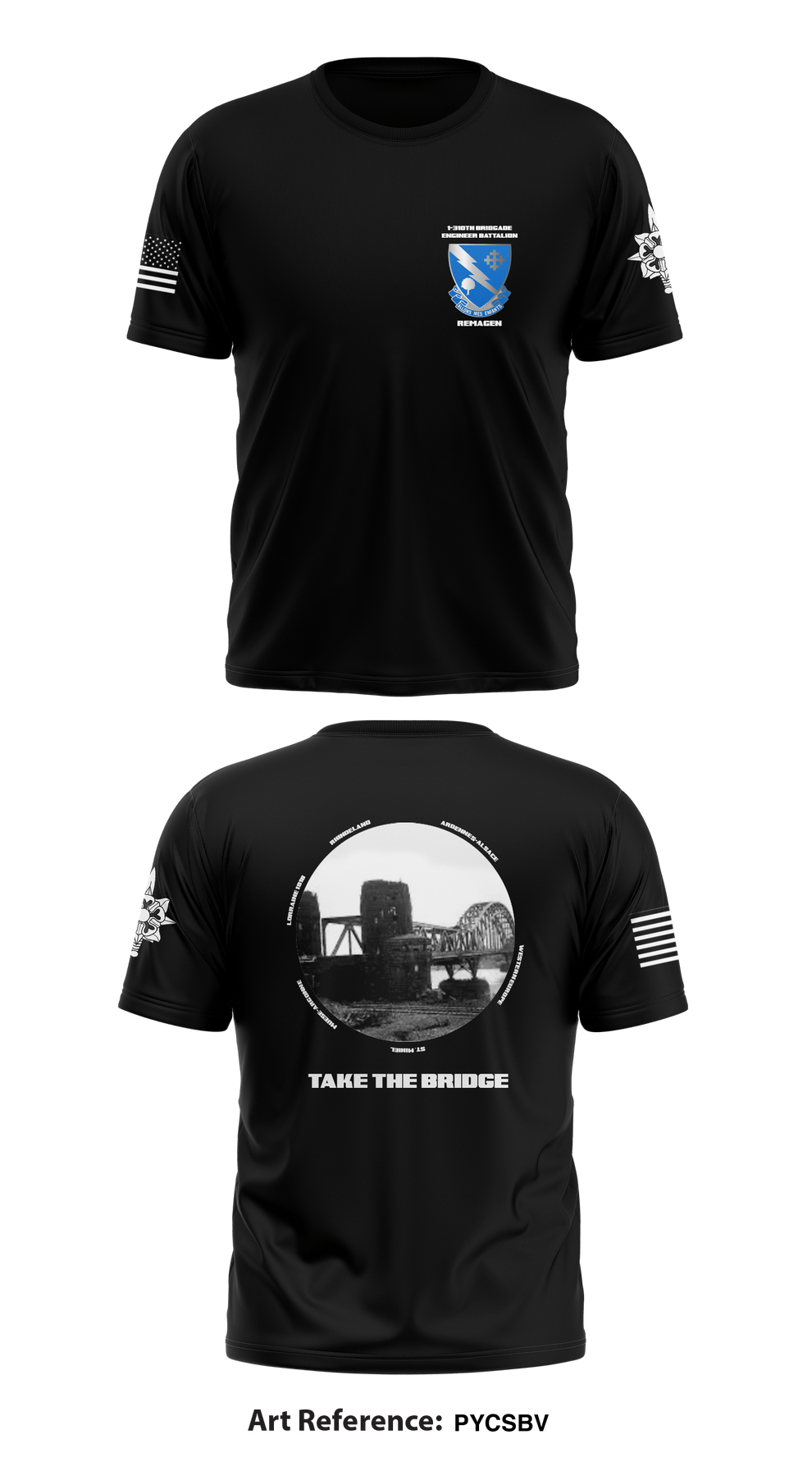1-310 Brigade Engineer Battalion “Remagan” Store 1 Core Men's SS Perfo ...
