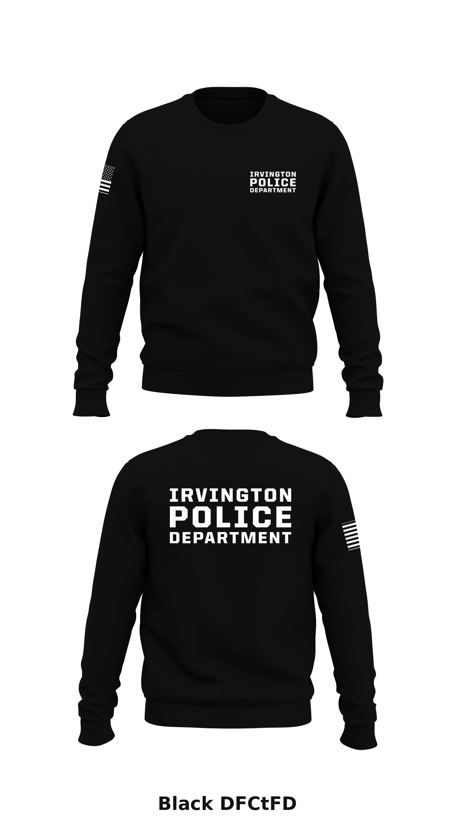 Irvington Police Department Store 1 Core Men's Crewneck Performance S ...
