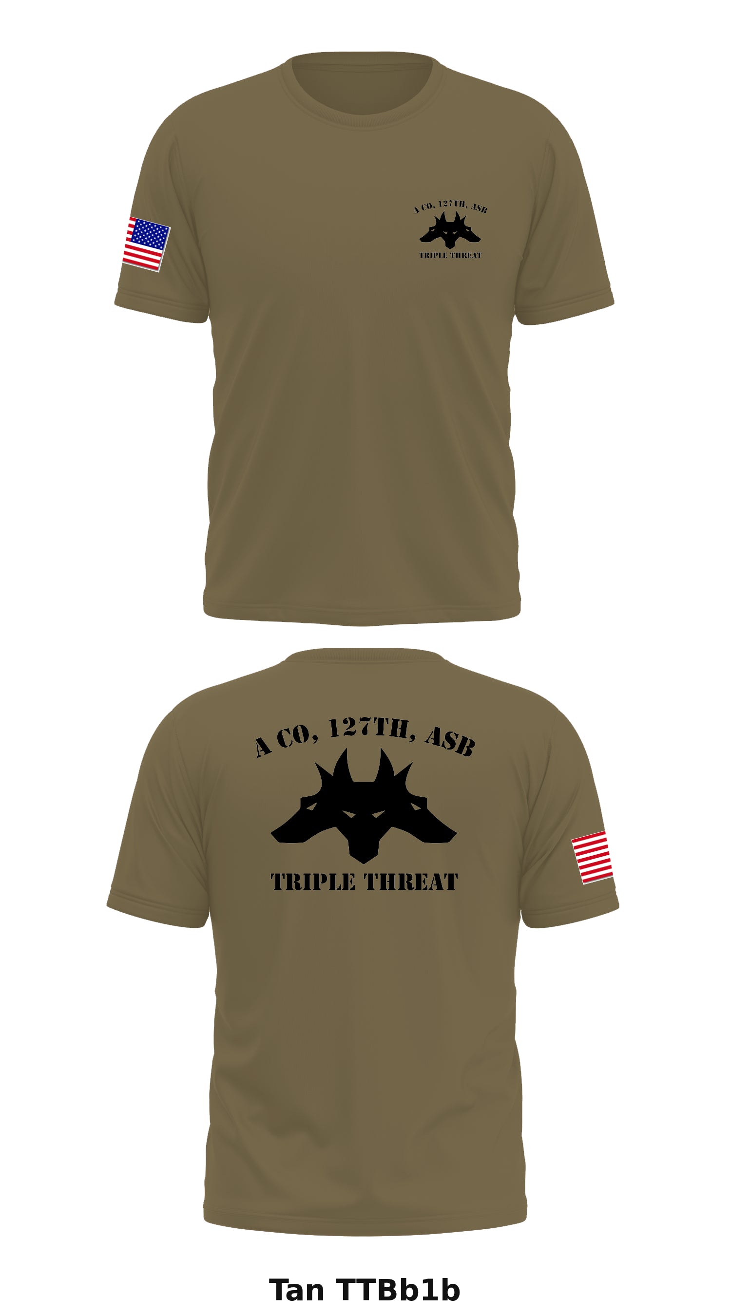 A Co, 127th, ASB Store 1 Core Men's SS Performance Tee - TTBb1b ...